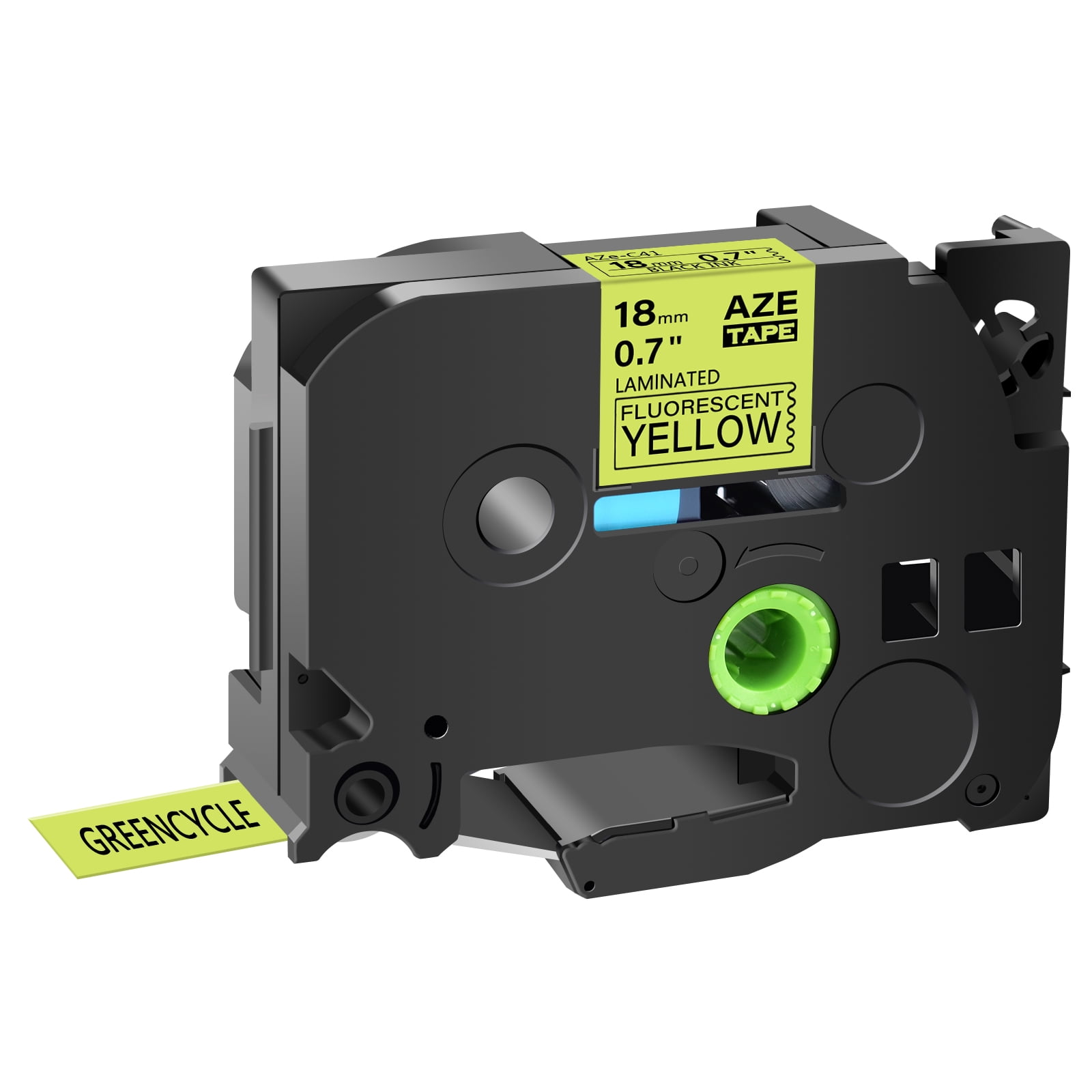 GREENCYCLE 1PK Compatible for Brother P-touch TZe-C41 TZ-C41 18mm 0.7 ...