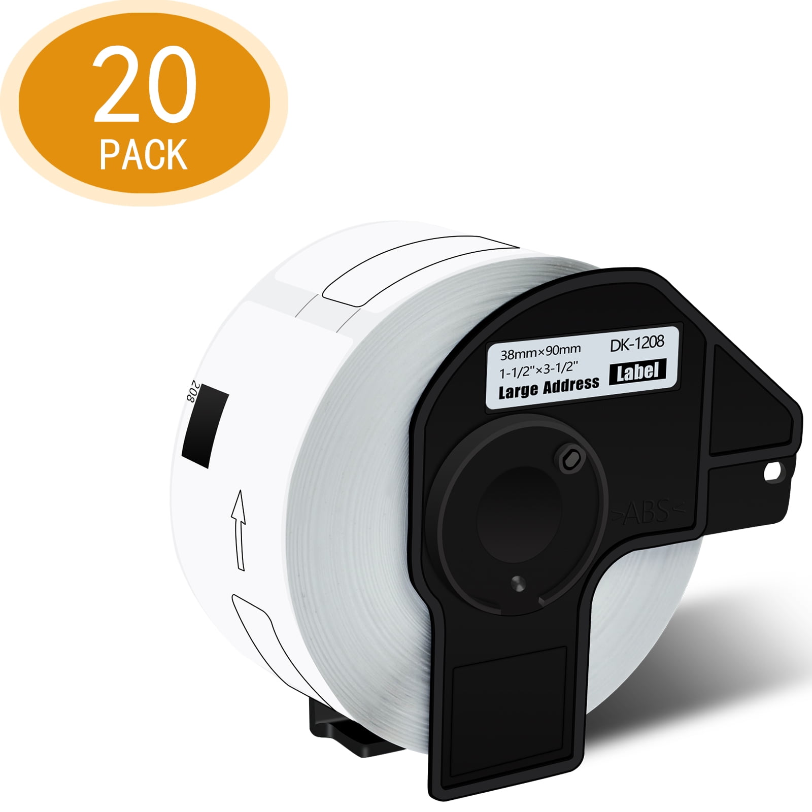 GREENCYCLE 20 Roll Compatible for Brother DK-1208 Die-Cut Address ...