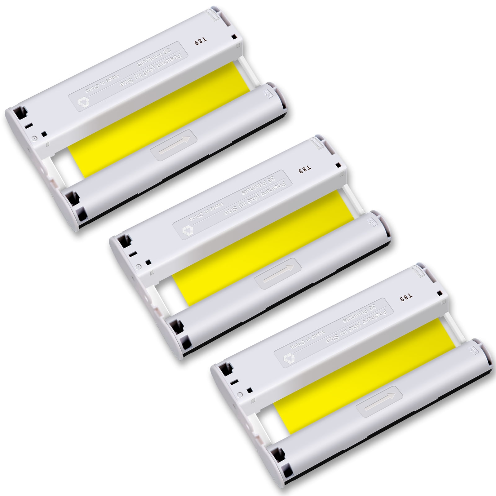 GREENCYCLE 3PK Compatible Ink Cartridge Replacement for Canon KP-108IN ...