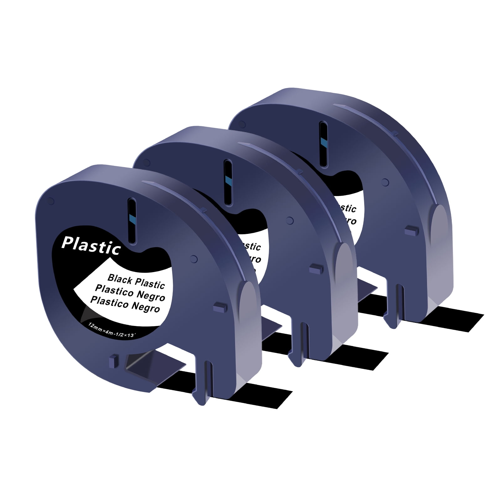 GREENCYCLE 3PK Compatible for DYMO Letra Tag Refills 913318 1/2" x 13 ...