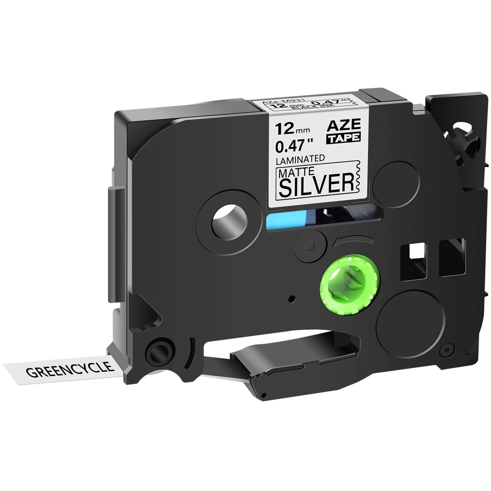GreenCycle Matte Silver Label Tape for Office Equipment - Walmart ...