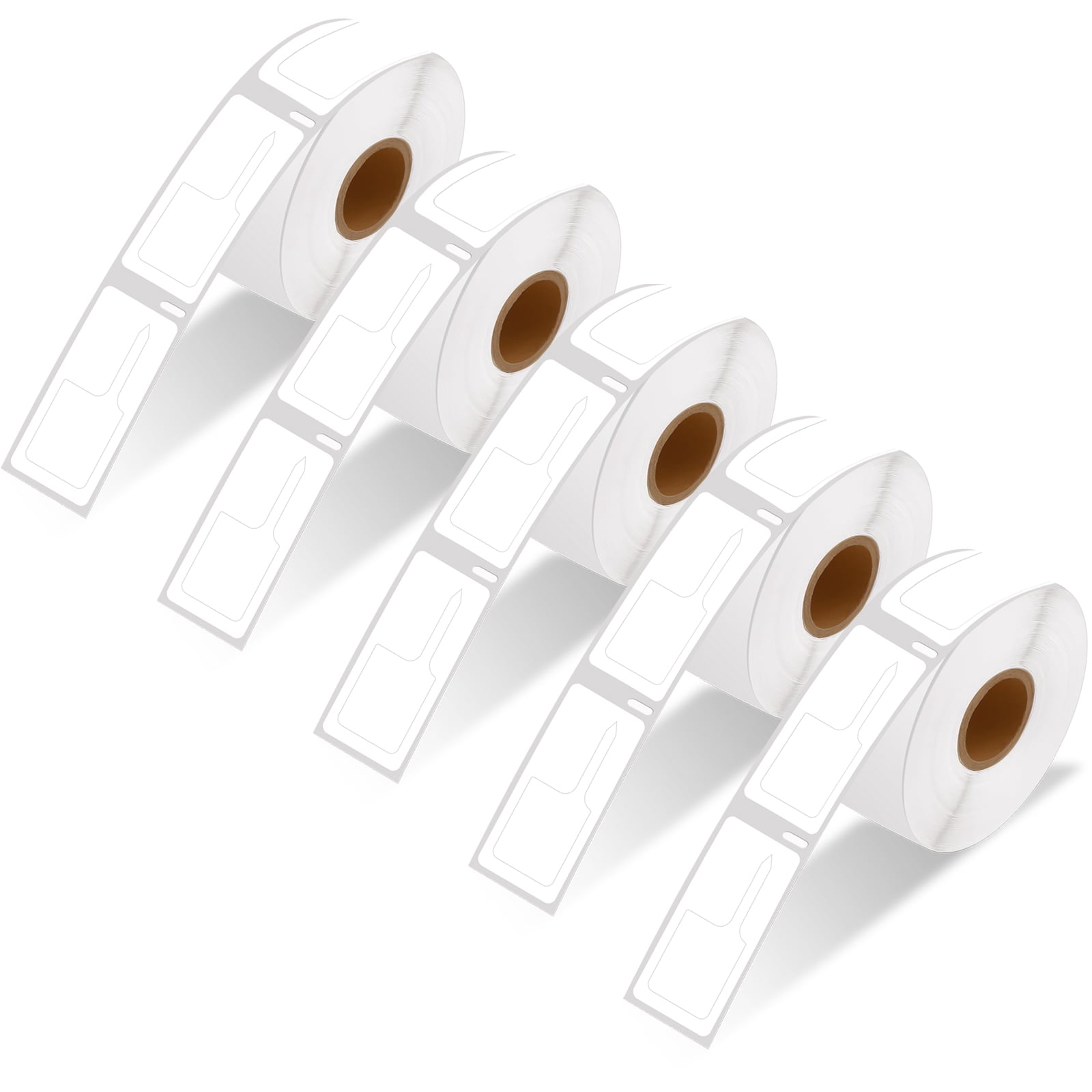 GREENCYCLE 5 Roll (400 Labels/Roll) Price Tag Rat Tail Style ...