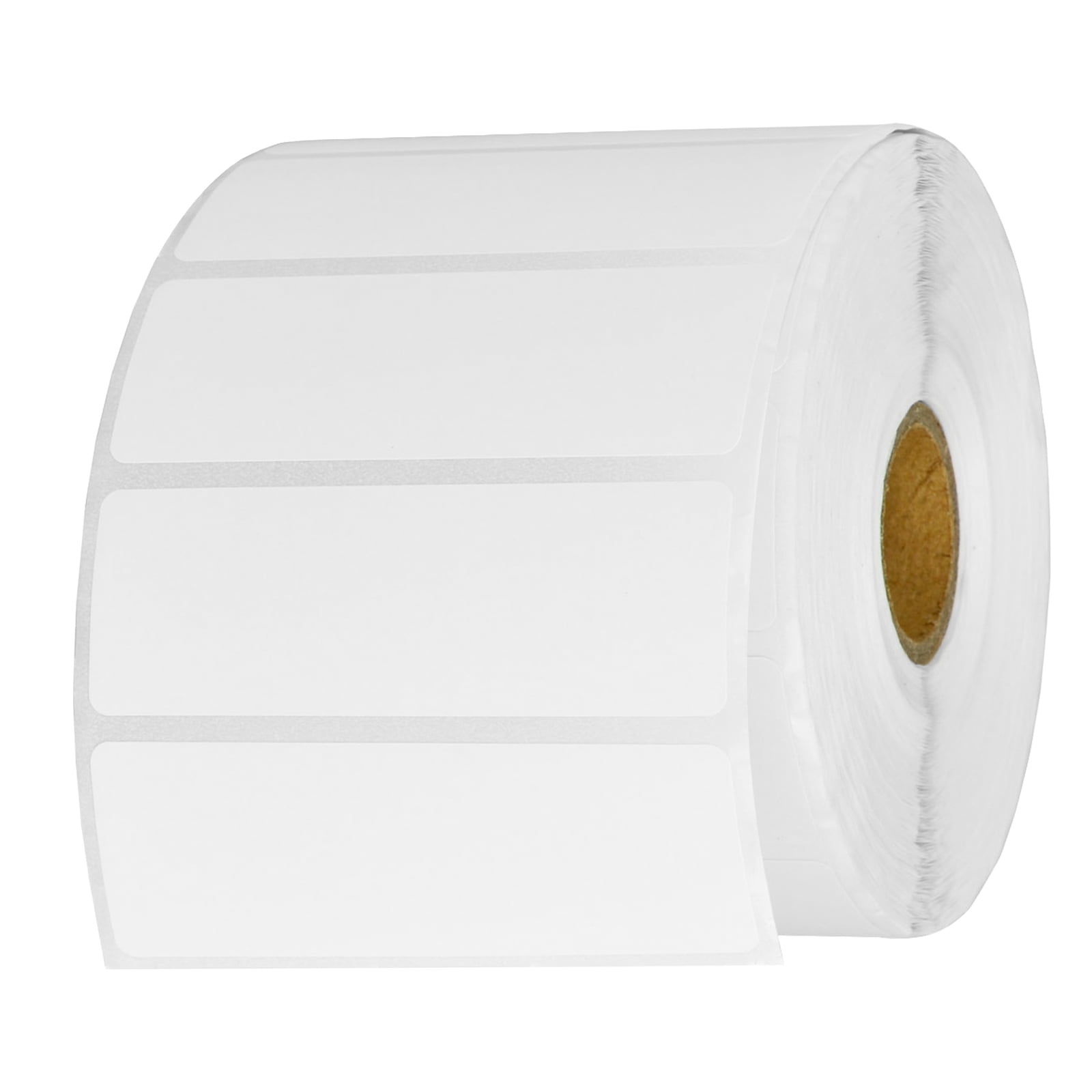 GREENCYCLE 50 Roll (1500 Labels/Roll) White Die Cut Paper Label Mobile ...