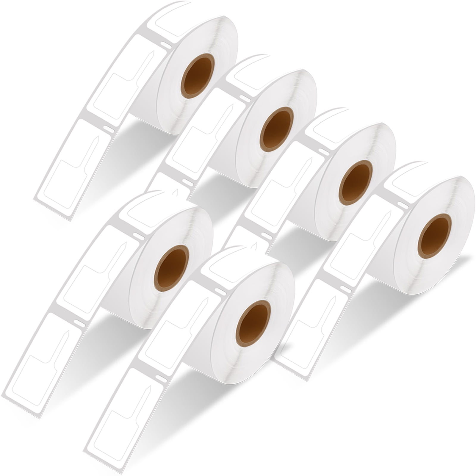 GREENCYCLE 6 Roll (400 Labels/Roll) Price Tag Rat Tail Style ...