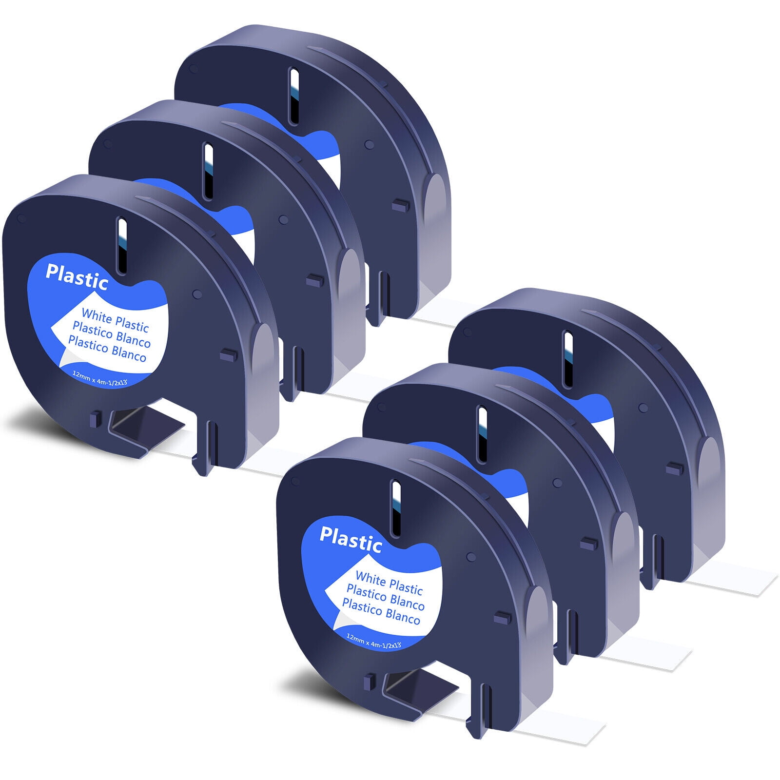GREENCYCLE 6PK Compatible for DYMO LetraTag Refills 91331 12mm Black on ... GREENCYCLE 6PK Compatible for DYMO LetraTag Refills 91331 12mm Black on ...