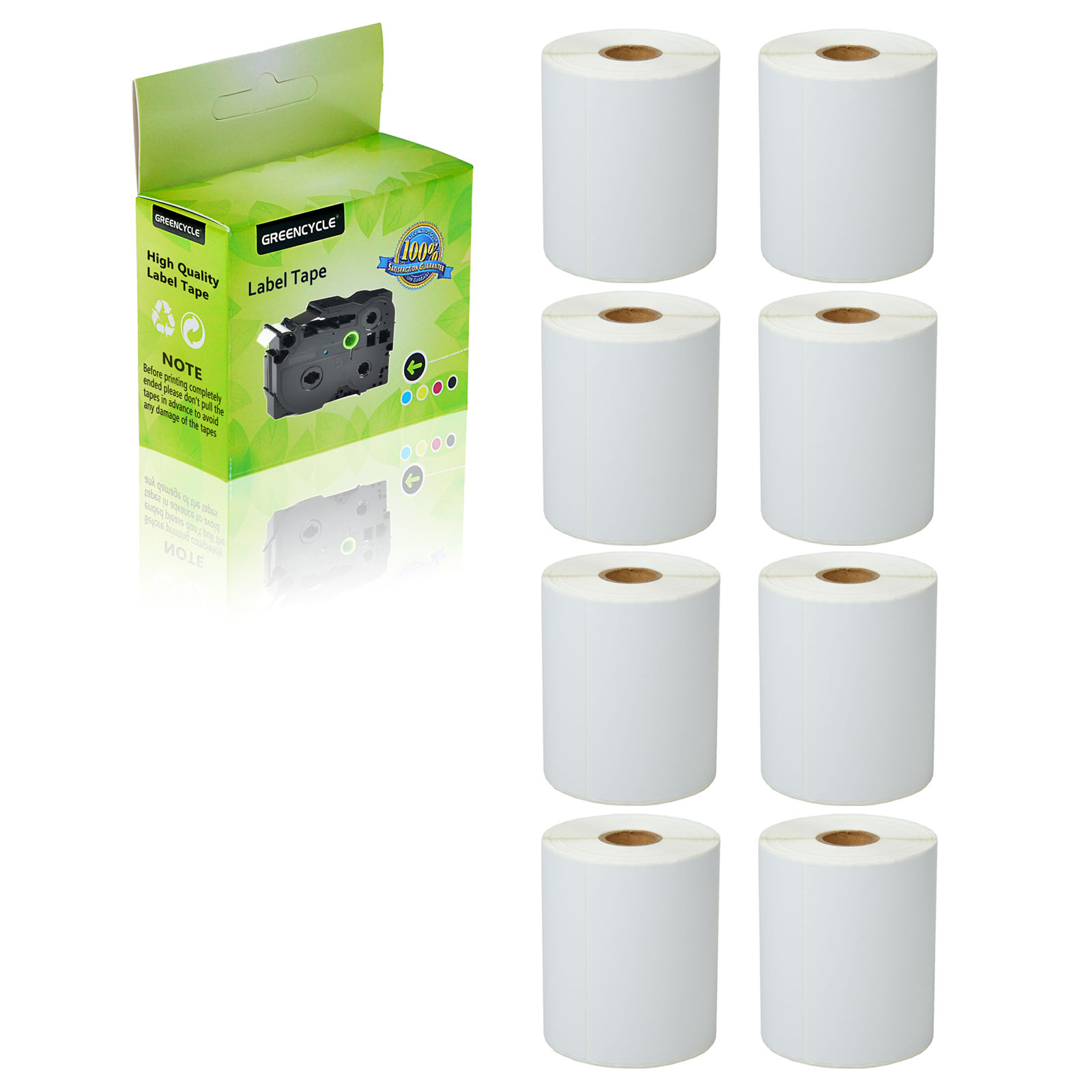 GREENCYCLE 8 Roll (250 Labels/Roll) Compatible Direct Thermal Paper ...