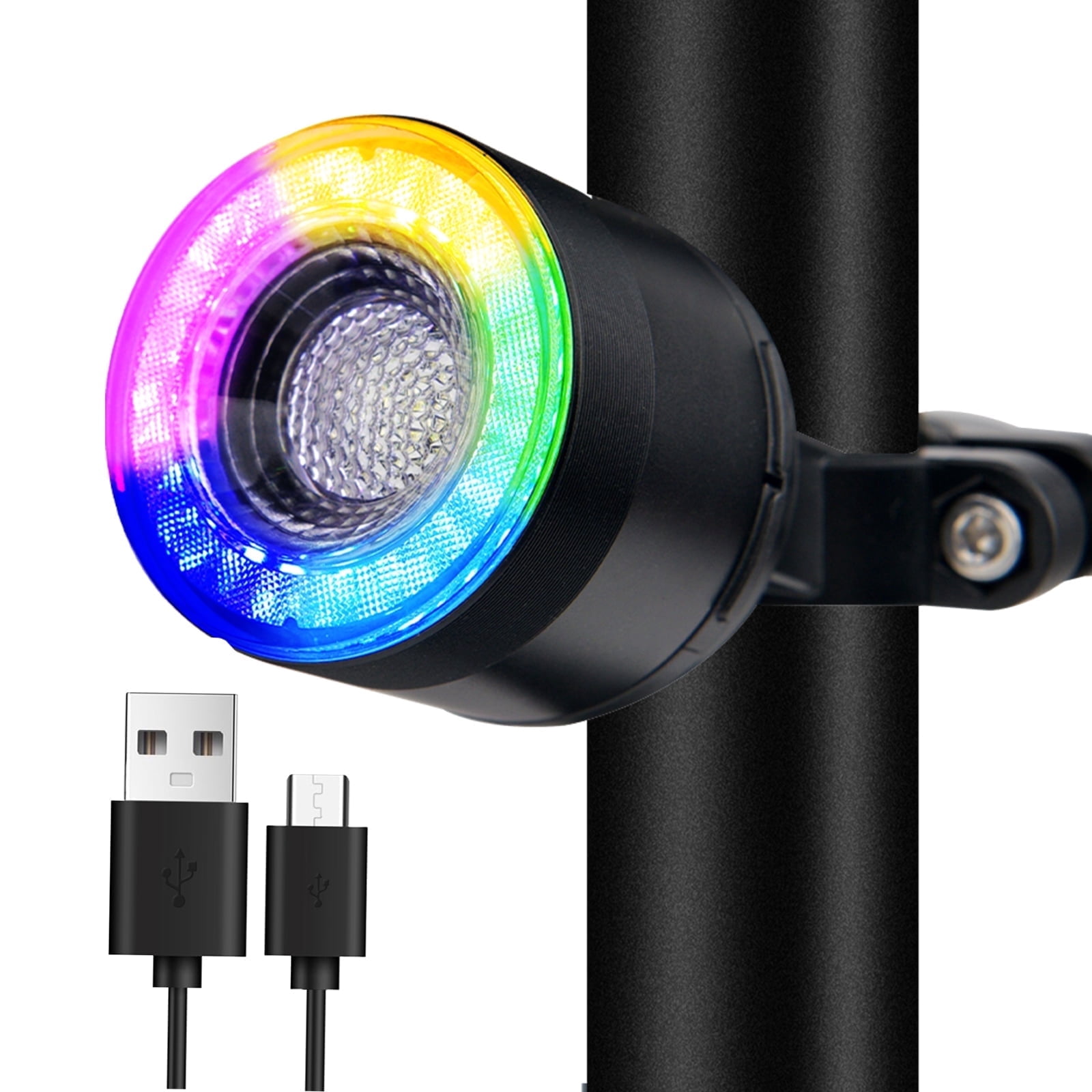 GREENCYCLE Bike Tail Light USB Rechargeable, Bike Brake Lights for ...