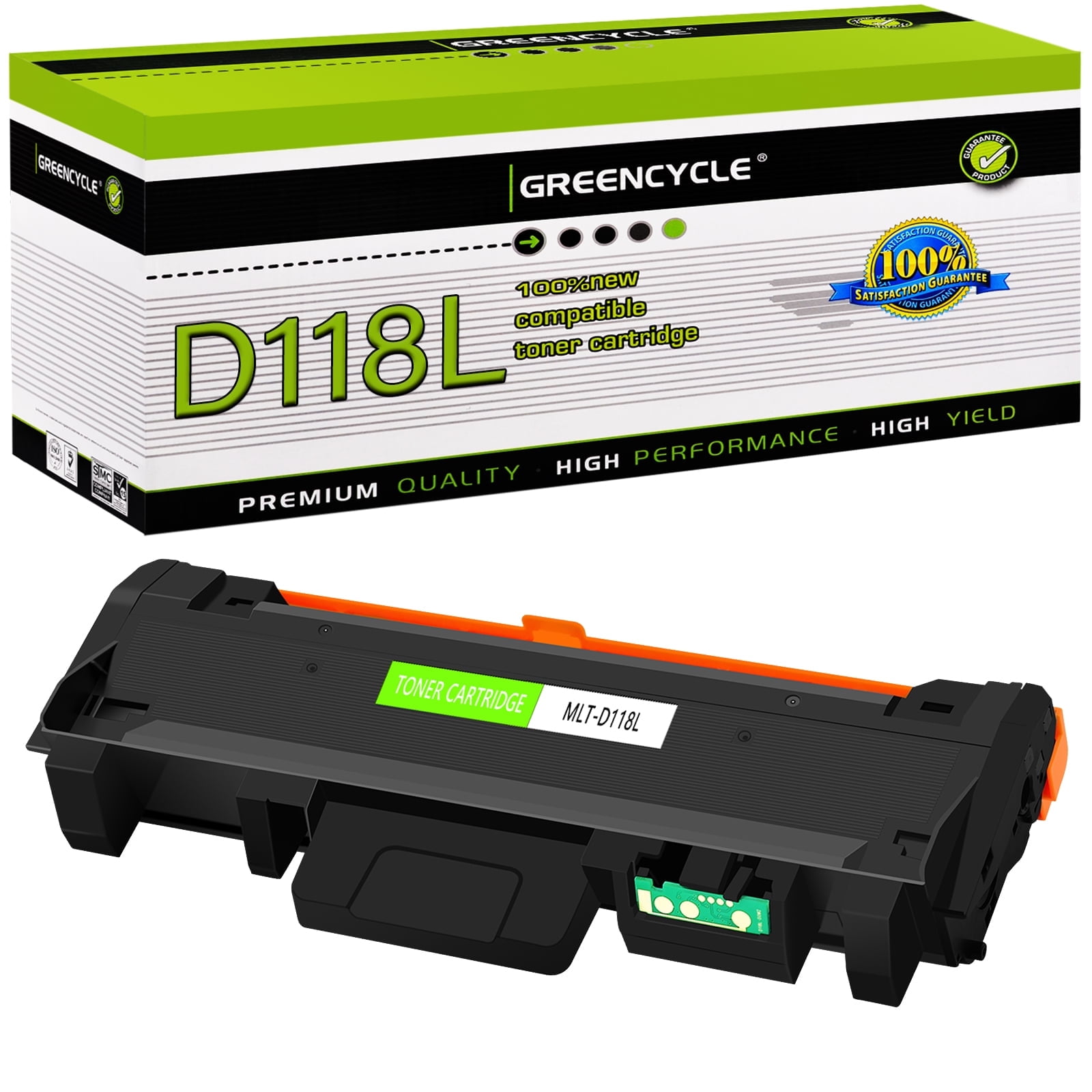 GREENCYCLE MLT-D118L High Yield Compatible Toner Cartridge Replacement ...