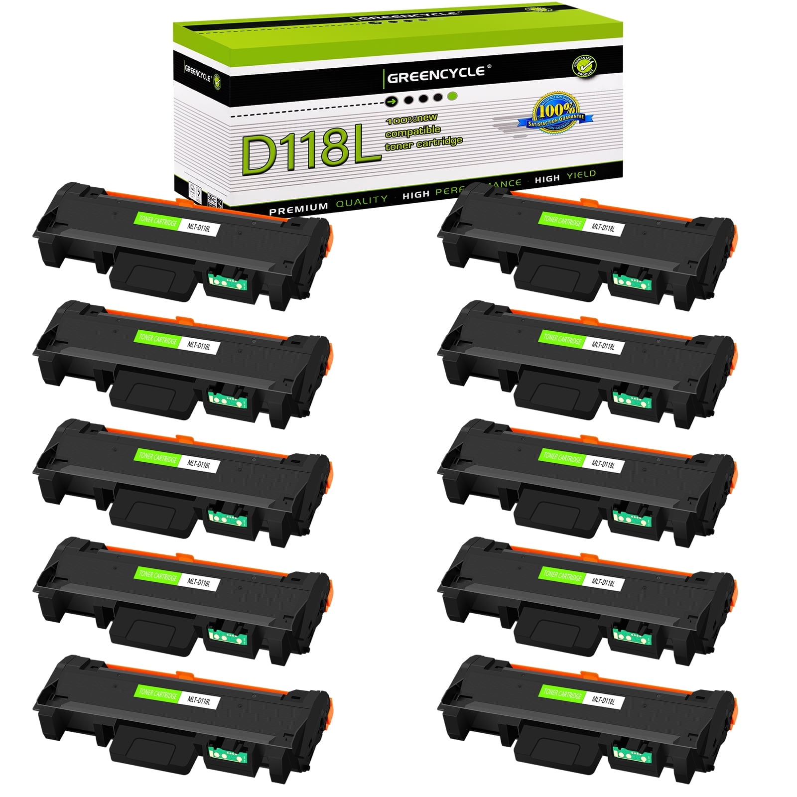 GREENCYCLE MLT-D118L High Yield Compatible Toner Cartridge Replacement ...