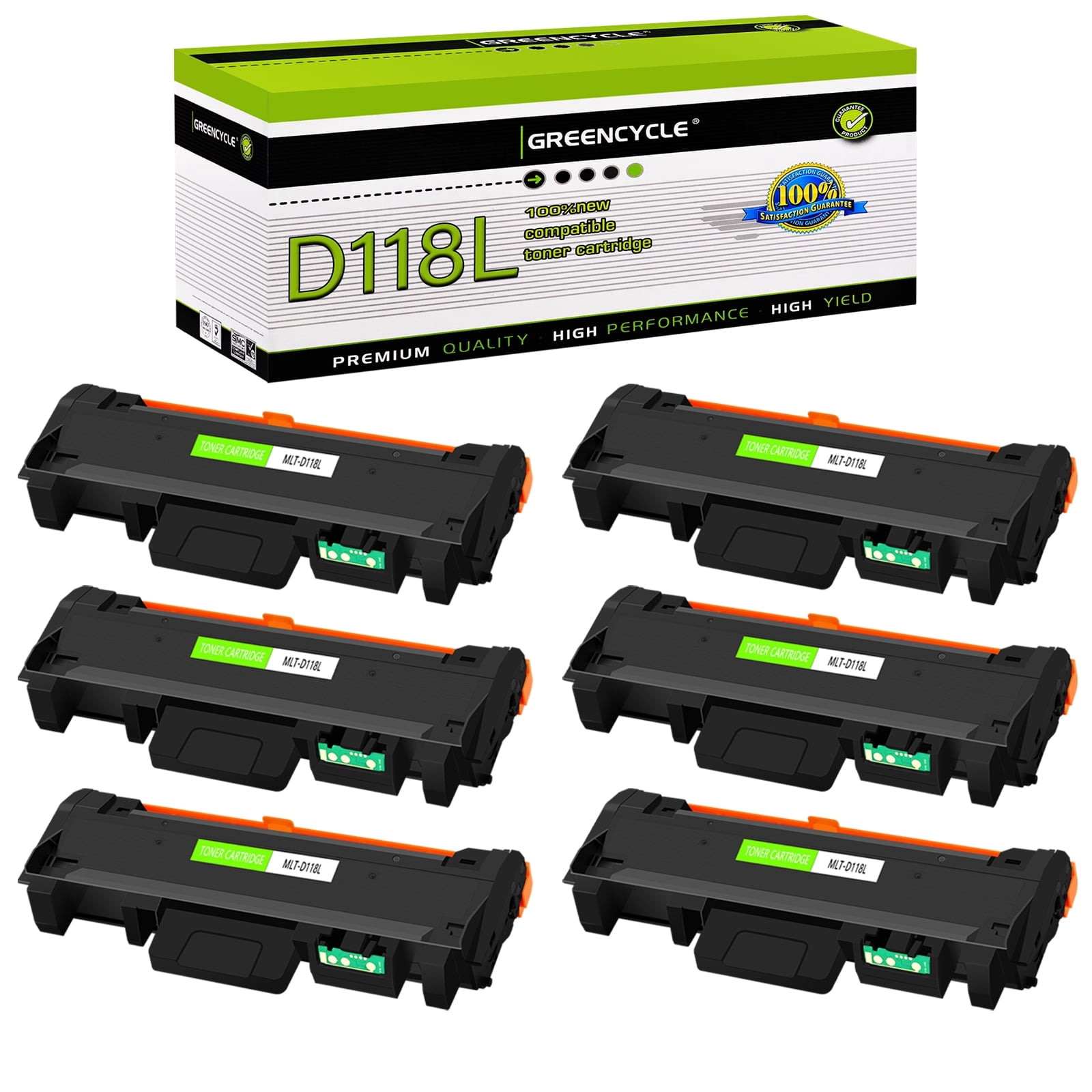 GREENCYCLE MLT-D118L High Yield Compatible Toner Cartridge Replacement ...