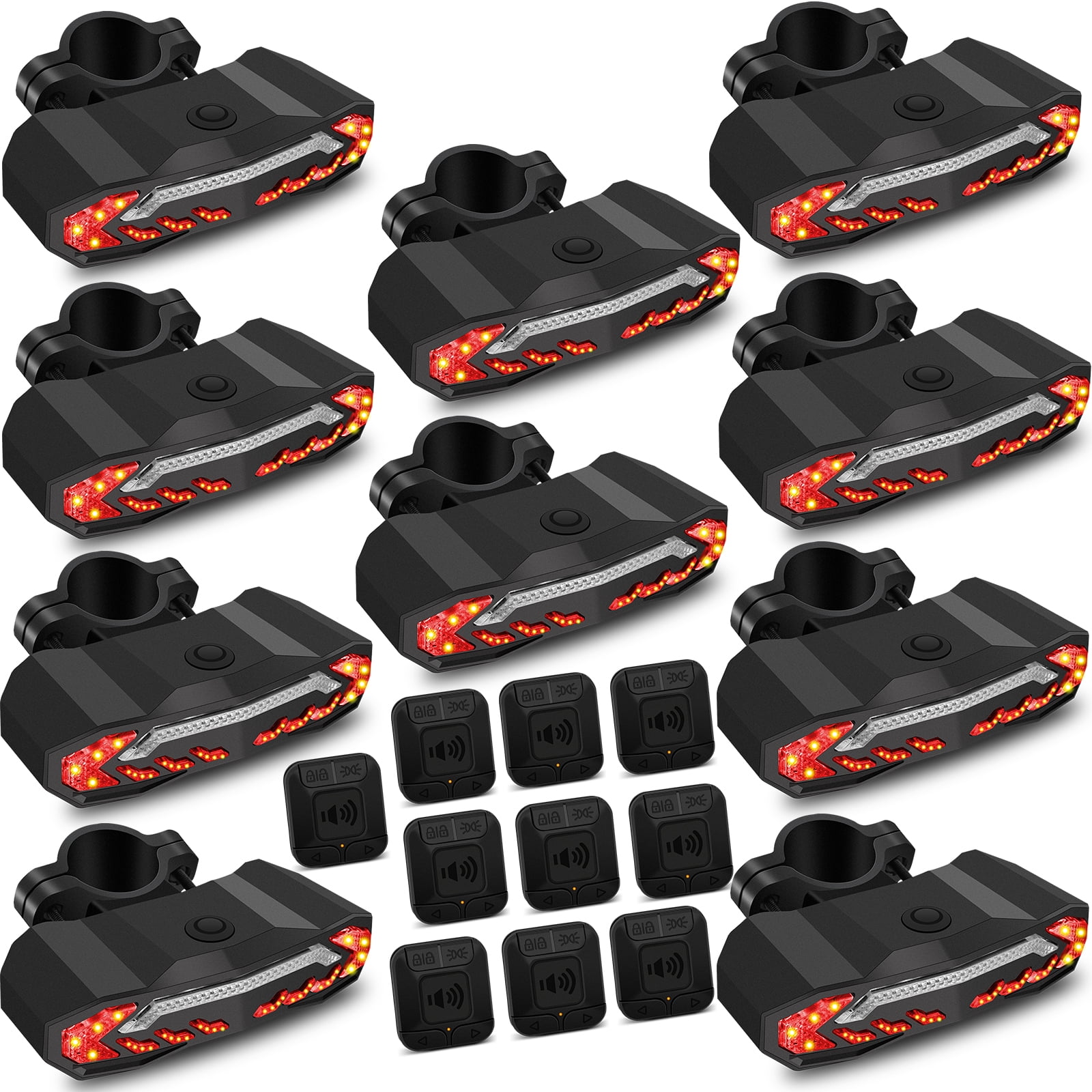 GREENCYCLE Smart Bike Tail Light, Anti-theft Bicycle Taillight with ...