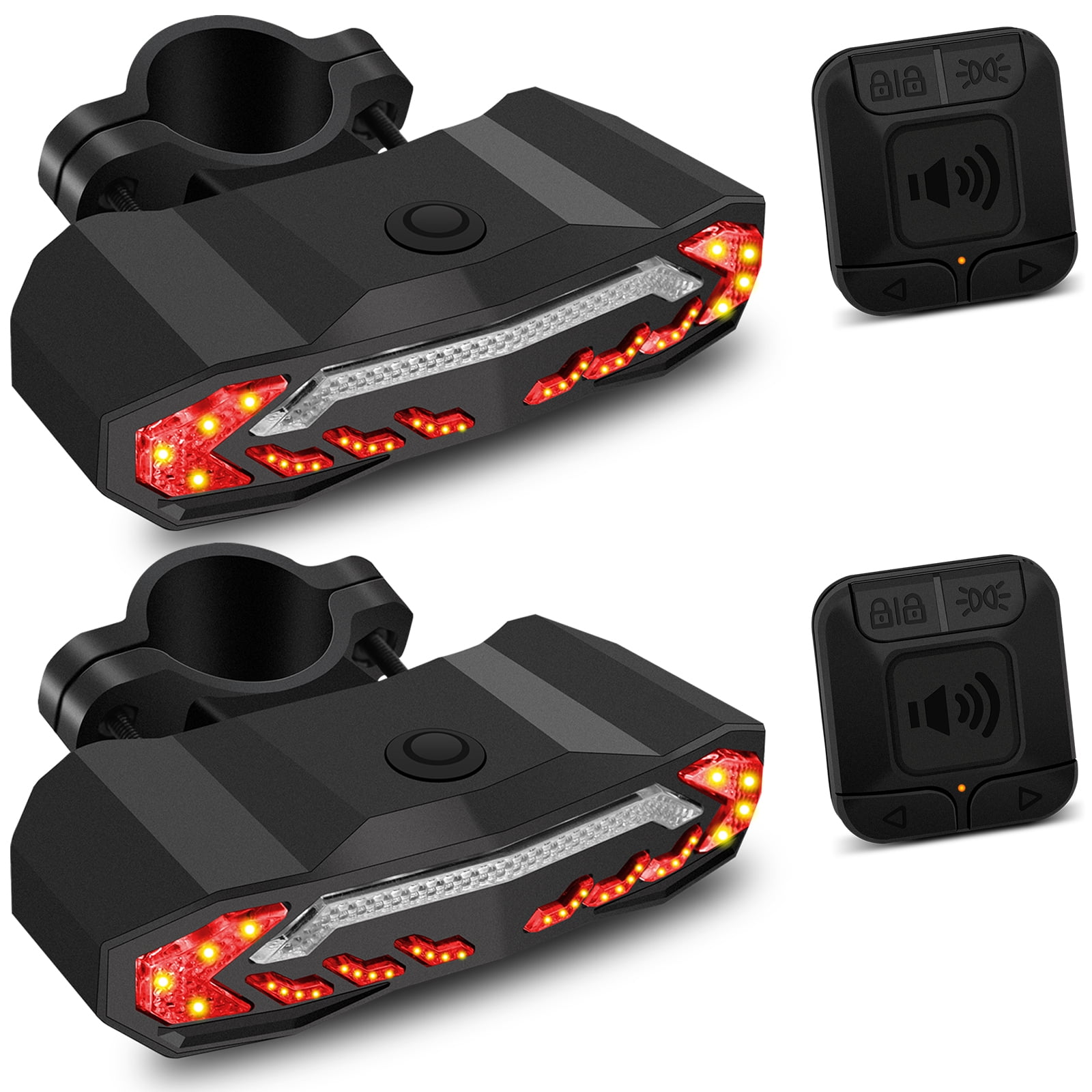 GREENCYCLE Smart Bike Tail Light, Anti-theft Bicycle Taillight with ...