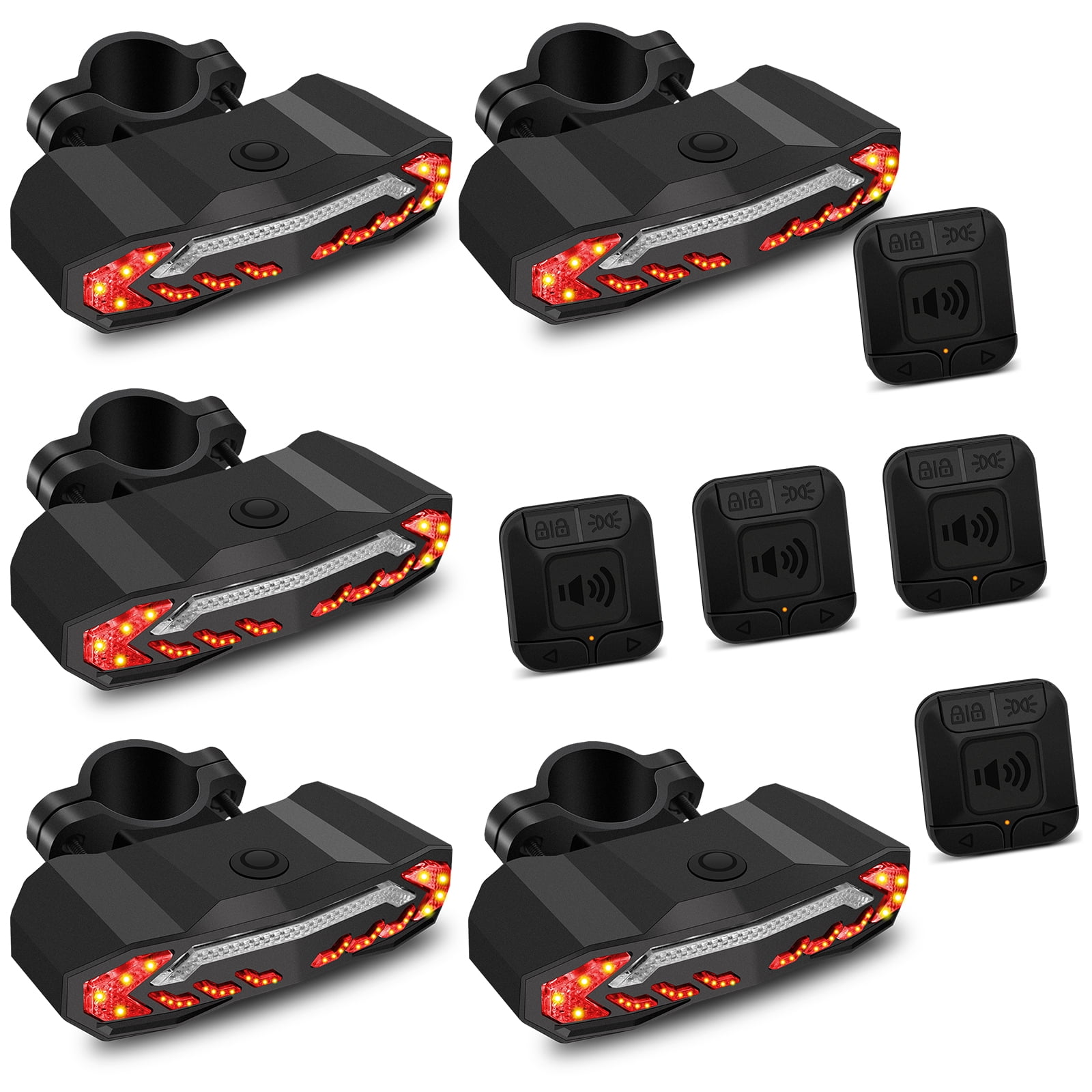 GREENCYCLE Smart Bike Tail Light with Turn Signals,Bike Brake Light,USB ...