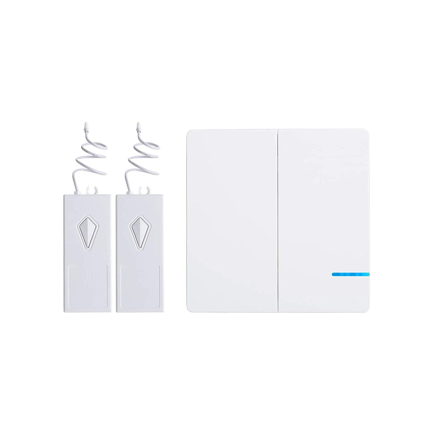 GREENCYCLE Smart Light Switch WiFi Wall Wireless 2-gang Switch + 2x ...