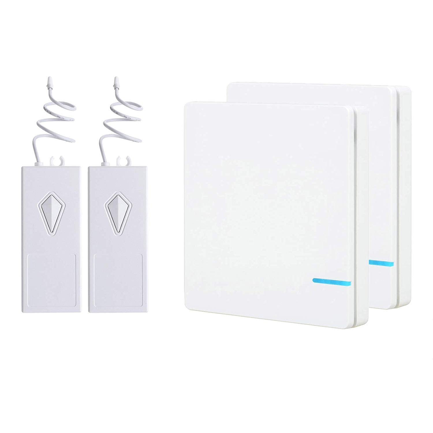 GREENCYCLE Smart Light Switch WiFi Wall Wireless 2x 1-gang Switch + 2x ...