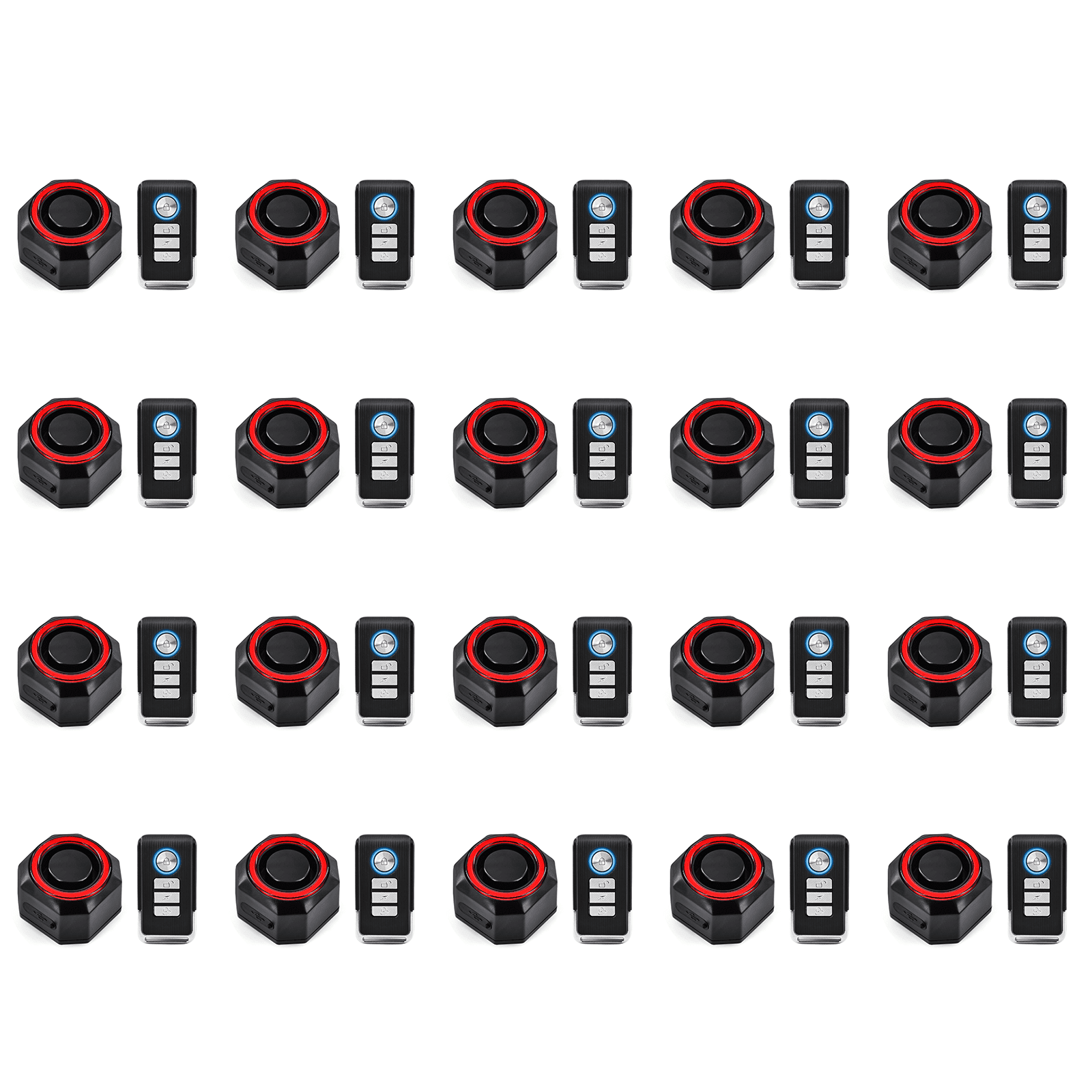 GREENCYCLE USB Charging 110dB Bike Alarm Wireless Vibration Motion ...