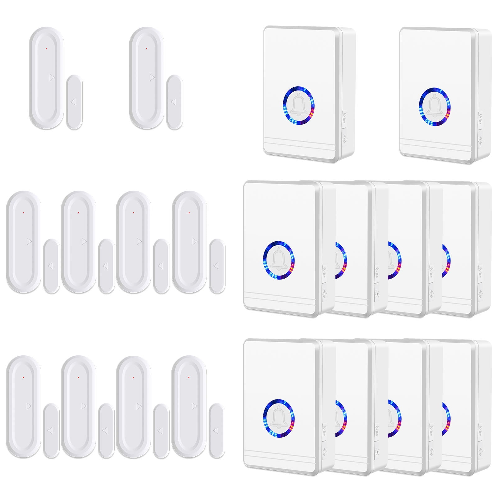 GREENCYCLE Wireless Door Open Sensor Chime, Door Entry Chime with ...