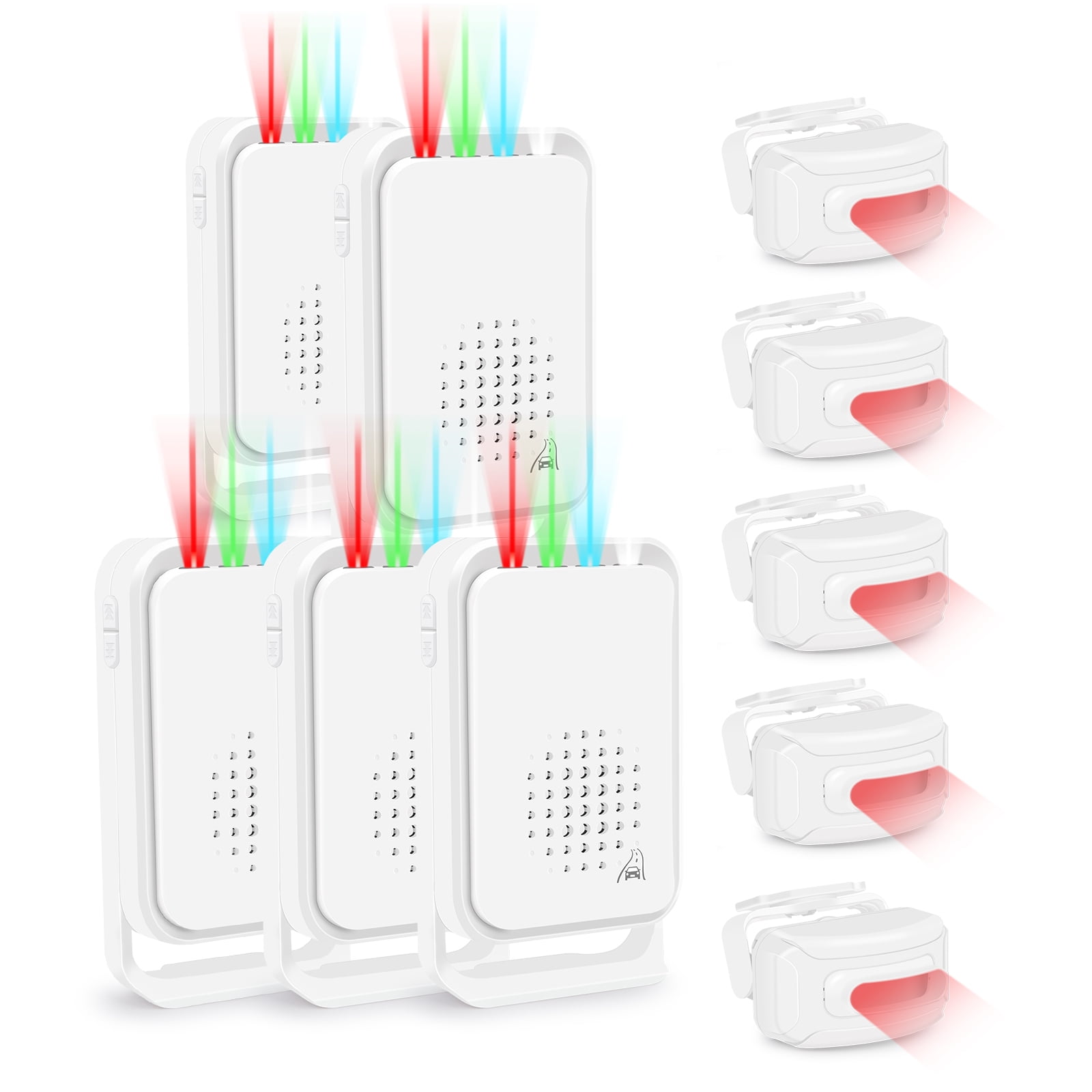 GREENCYCLE Wireless Motion Sensor Alarm, IP64 Waterproof 350M Long ...