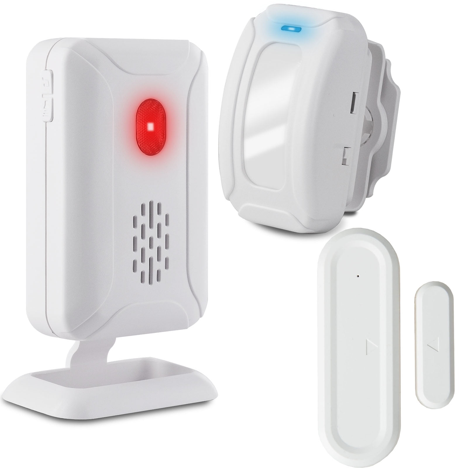 GREENCYCLE Wireless Motion Sensor and Magnetic Detector Alarm Combo Set ...