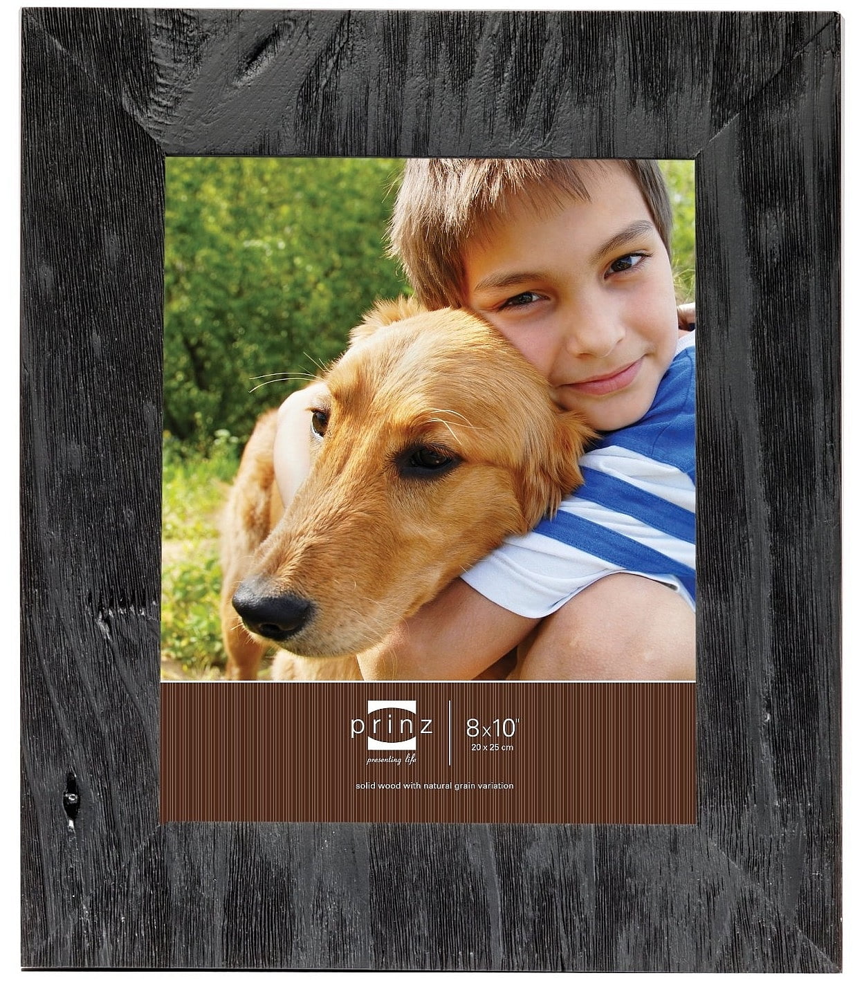 GREENE Black rustic barnwood frame by Prinz - 8x10 - Walmart.com