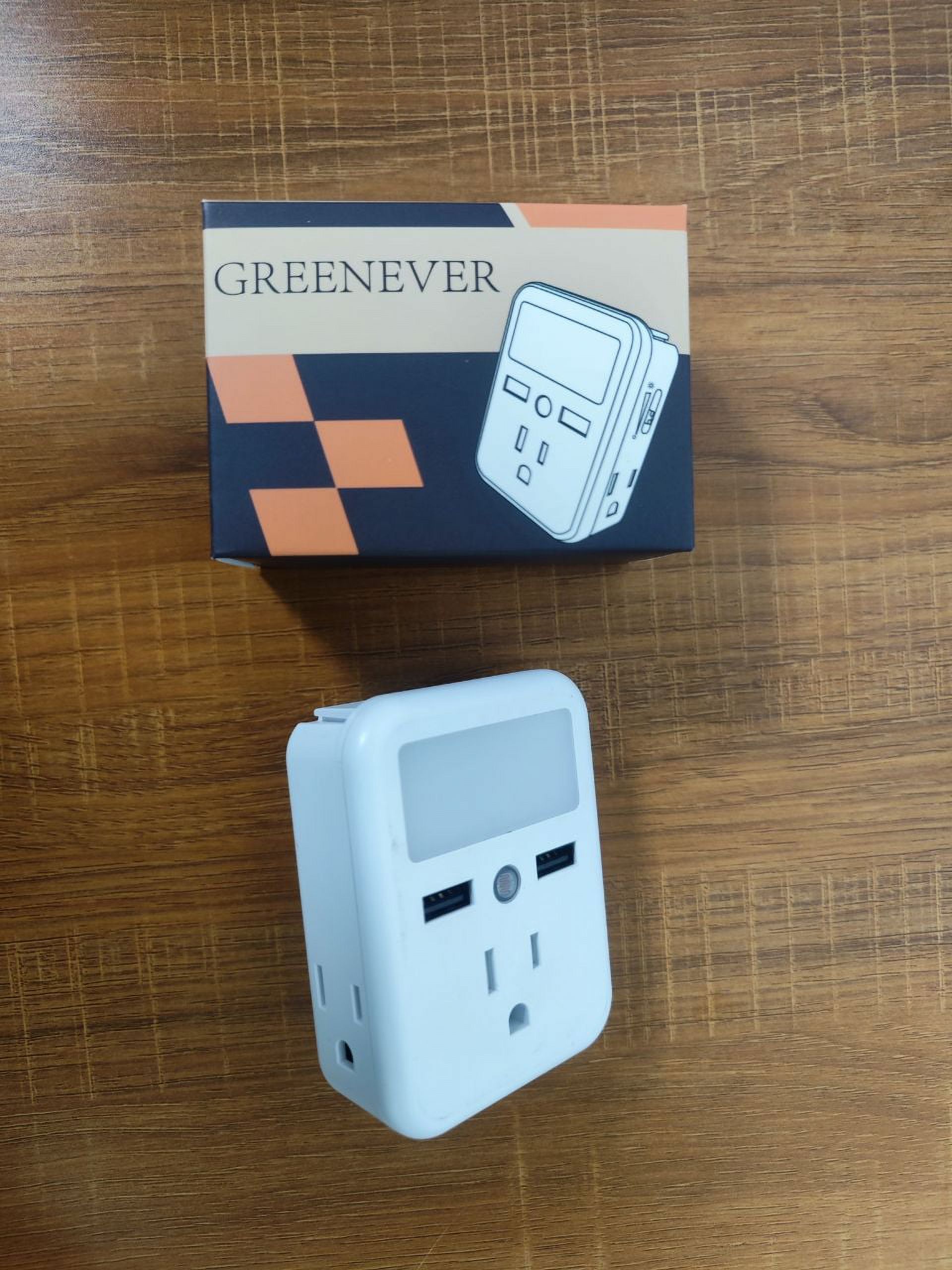 GREENEVER Power Plug Converter Equipped with Intelligent Fast-charging ...