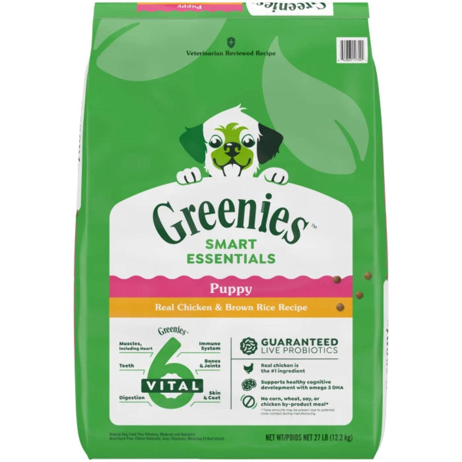 Greenies Smart Essentials Puppy Real Chicken & Brown Rice Dog Food 27 ...