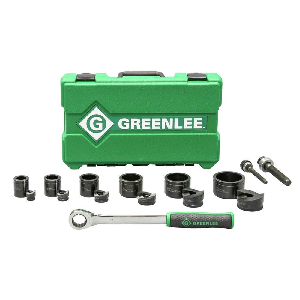 Greenlee Manual Punch Driver Set,15,10 ga. Steel 7238SB - Walmart.com