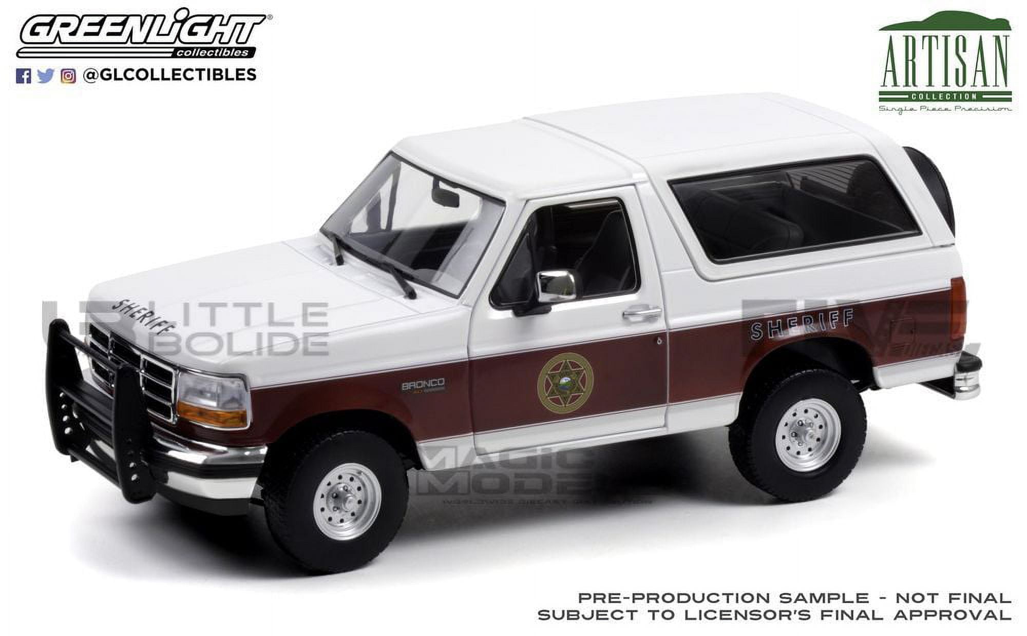 GREENLIGHT COLLECTIBLES - FORD Bronco XLT Absaroka County Sheriff ...