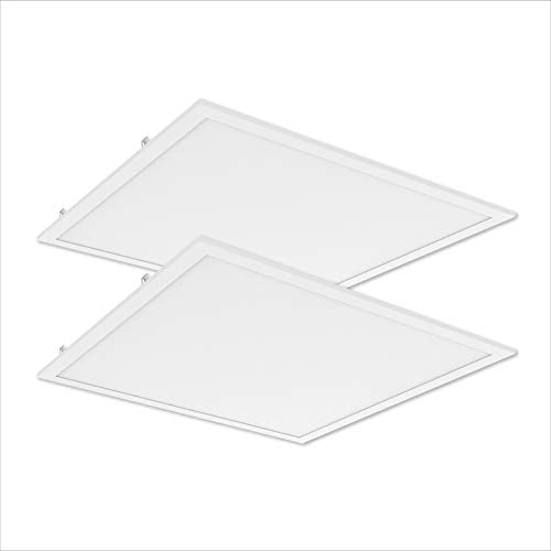 GREENLIGHTDEPOT 2 Pack 2x2 LED Flat Ceiling Panel Fixture Light 40W 0 ...