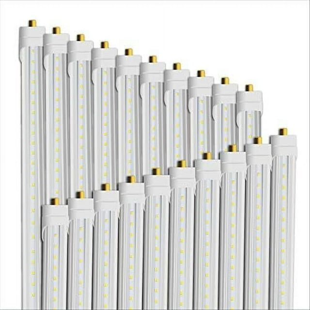GREENLIGHTDEPOT 8ft 36W LED Linear Tube - 20 Pack - Fa8 Socket - Bypass ...