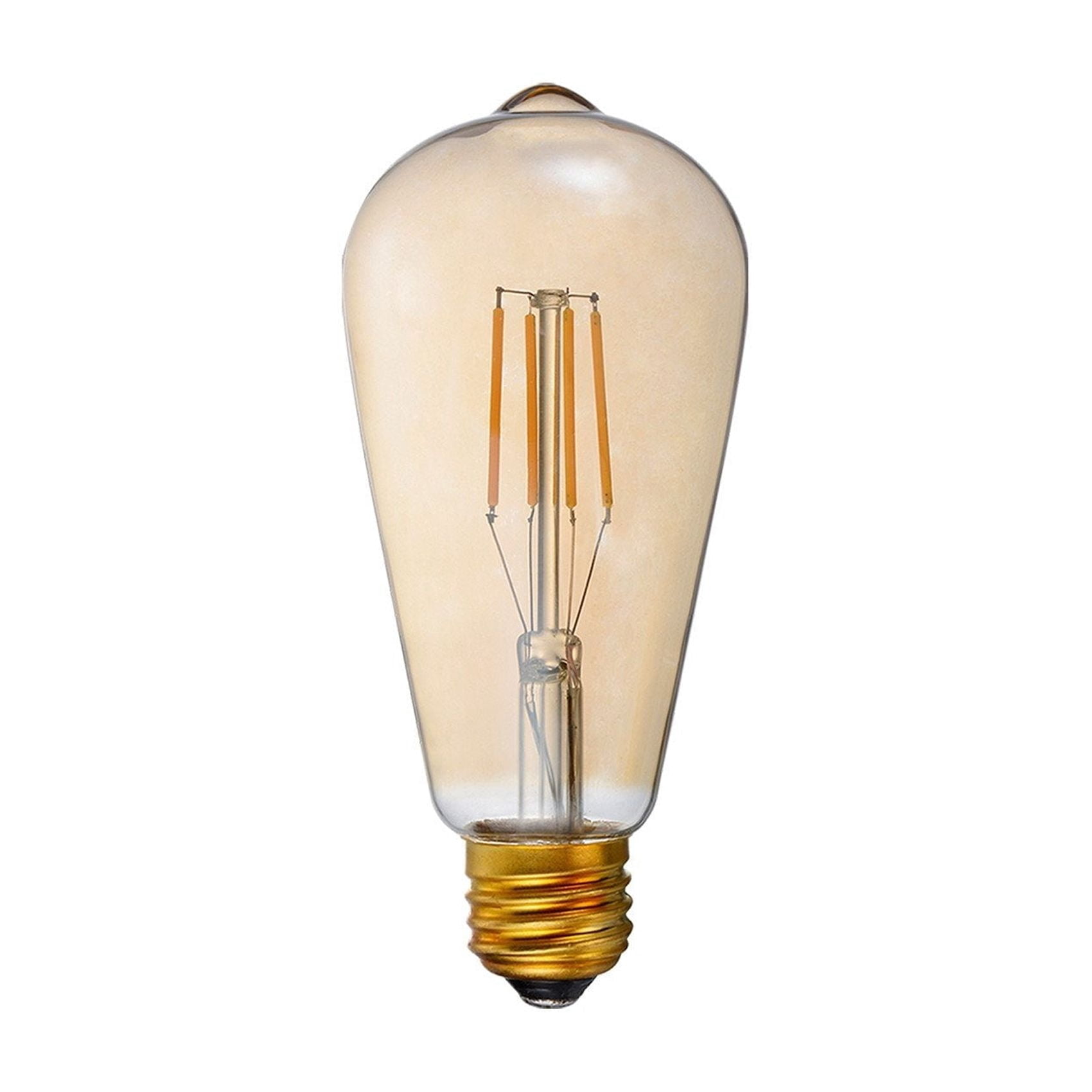 GREENLIGHTDEPOT LED Clear Filament Bulb - ST21-60 Watt Equivalent ...
