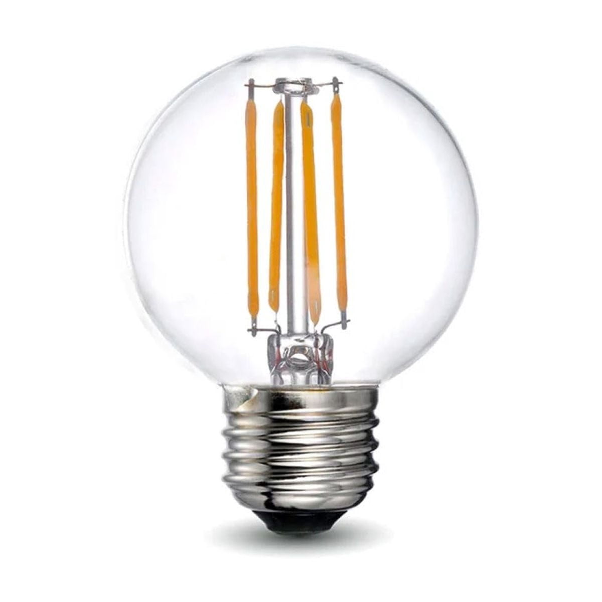 GREENLIGHTDEPOT LED Filament Bulb - G16.5-60 Watt Equivalent - E26 ...