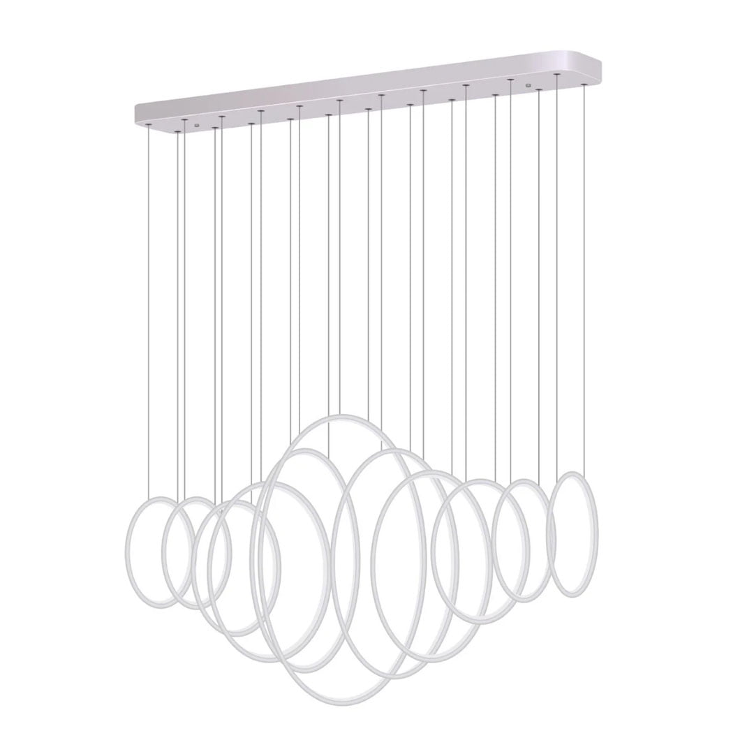 GREENLIGHTDEPOT White Modern Chandelier, Luxury Modern Led Chandelier ...