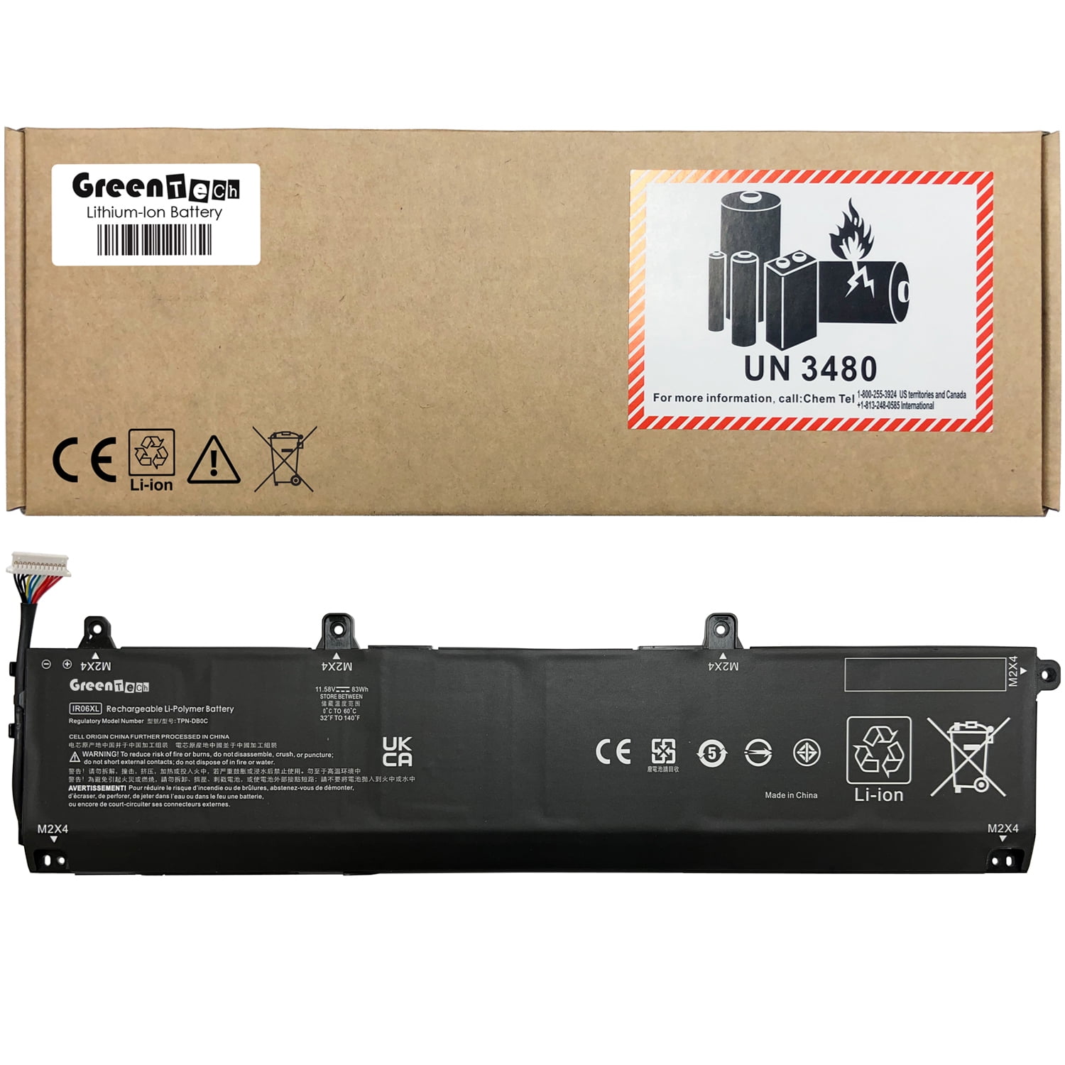GREENTECH IR06XL M02029-005 BATTERY FOR HP ZBOOK POWER G7 G8 G9 G10 ...