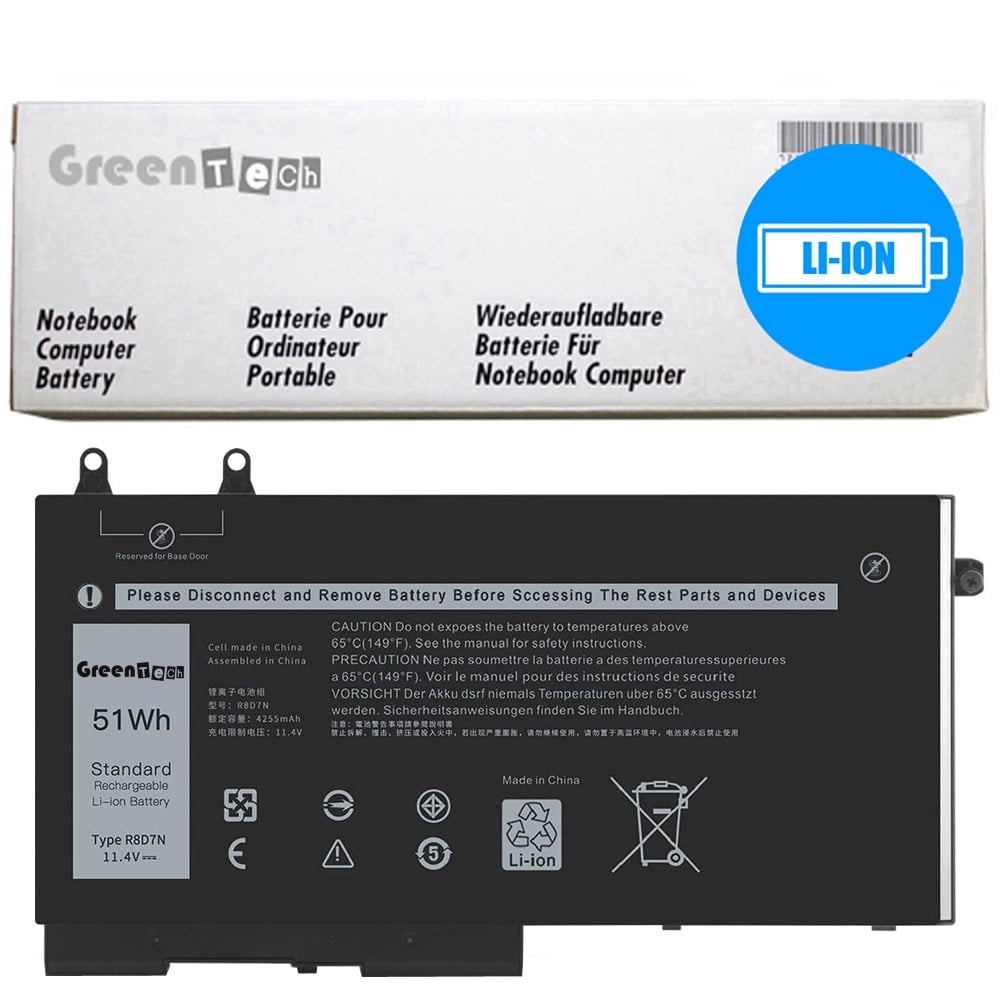 GREENTECH R8D7N BATTERY FOR DELL LATITUDE 5400 5410 5500 PRECISION 3540 ...