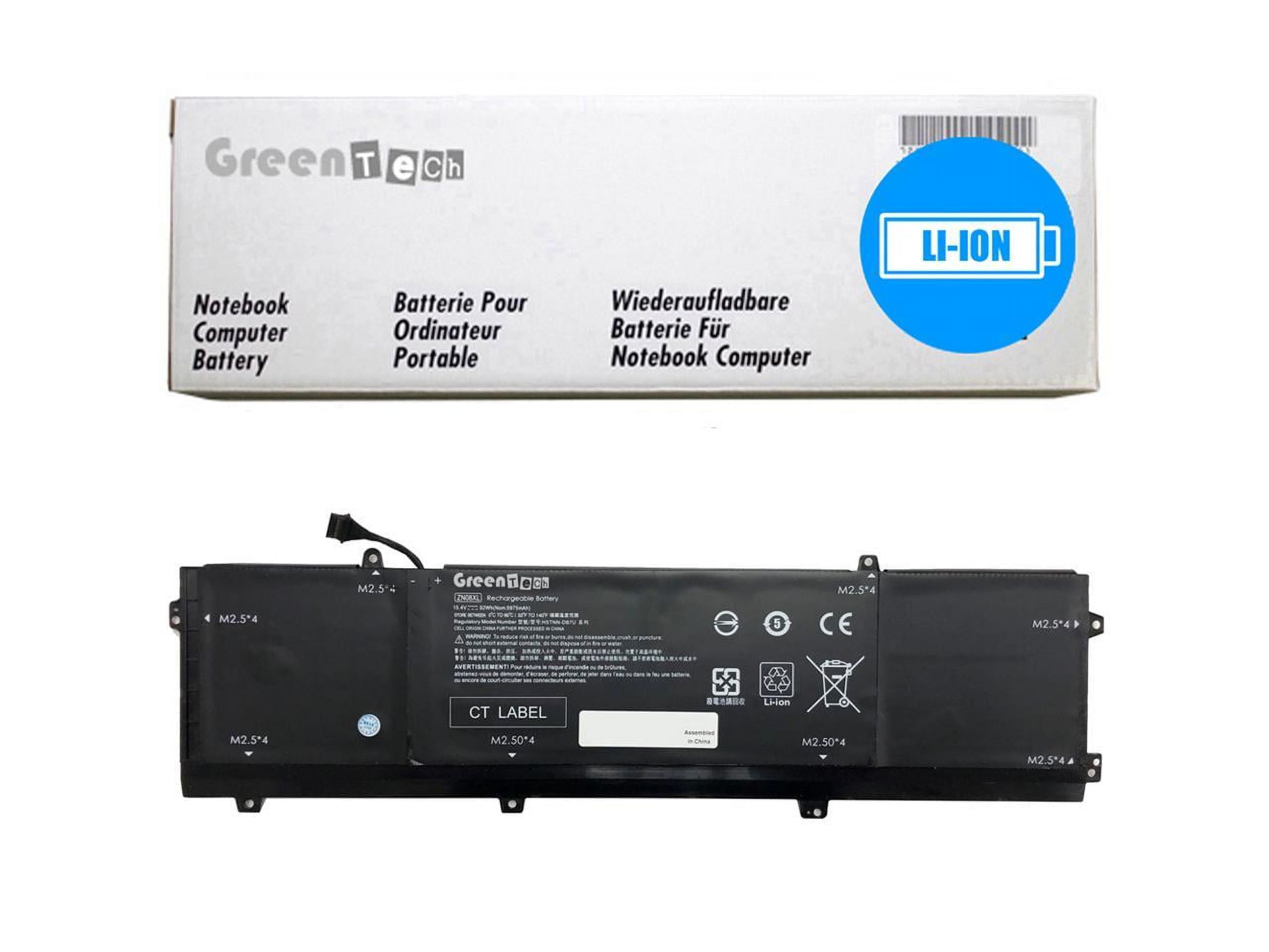 GREENTECH ZN08XL BATTERY FOR HP ZBOOK STUDIO G4 15.4V 92WHR 907584-850 ...
