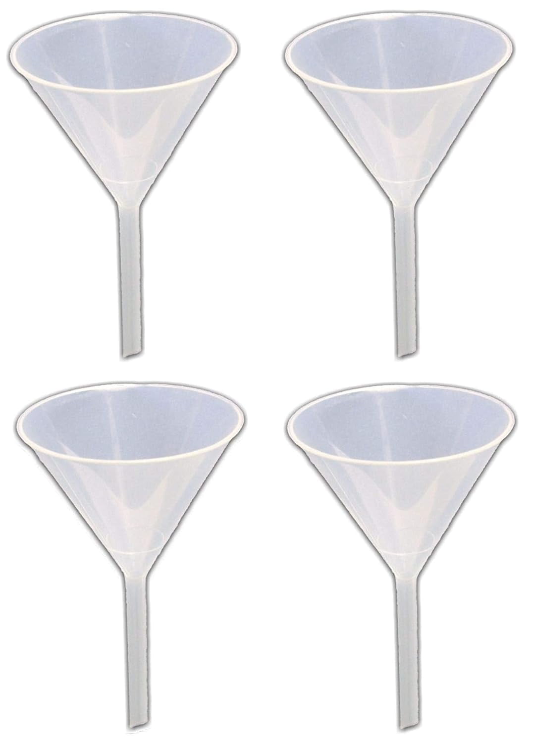 GREENTWISH All Purpose WideMouth Long Stem Clear Plastic Analytical ...