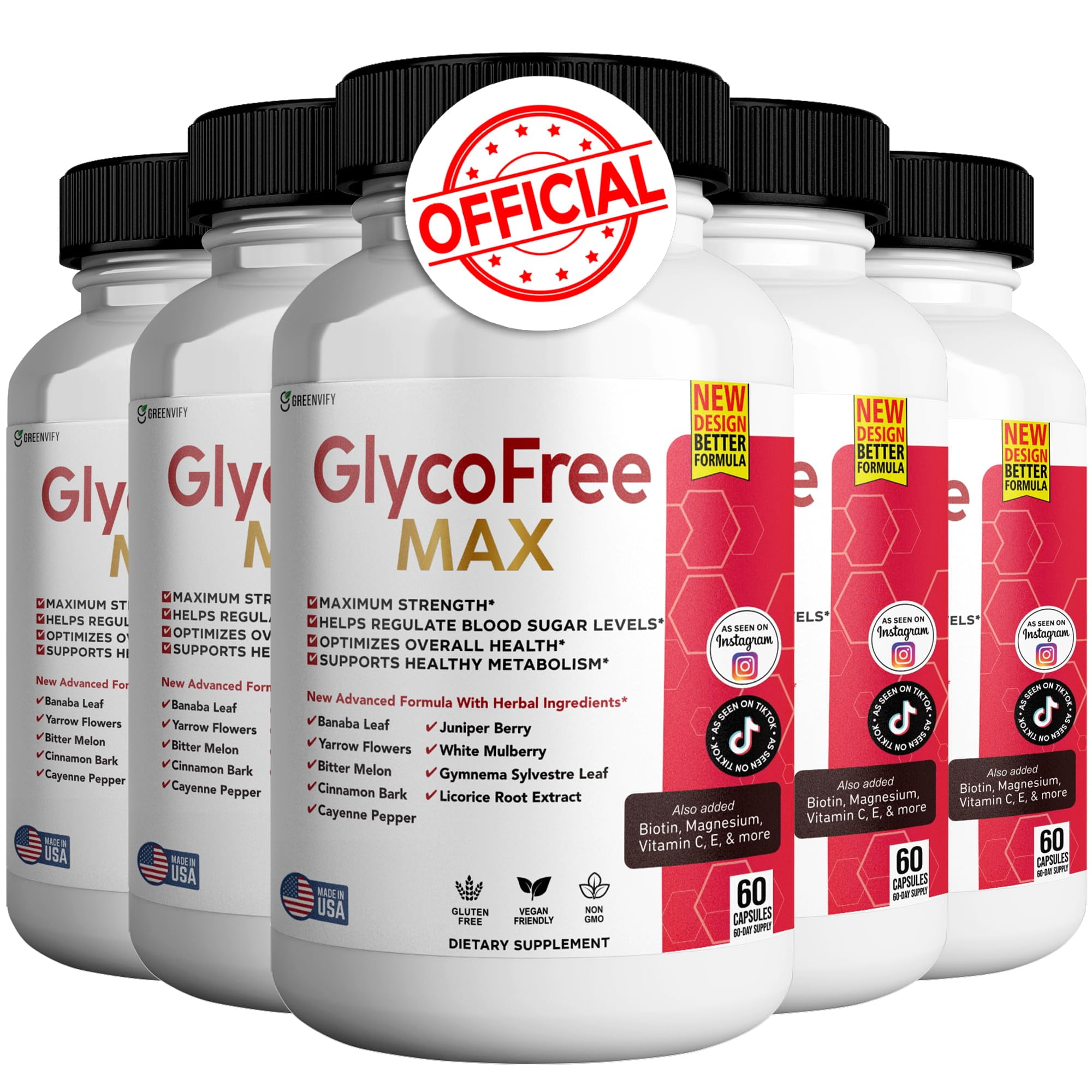 GREENVIFY GlycoFree Max All Natural Formula to Maintain Healthy Levels ...