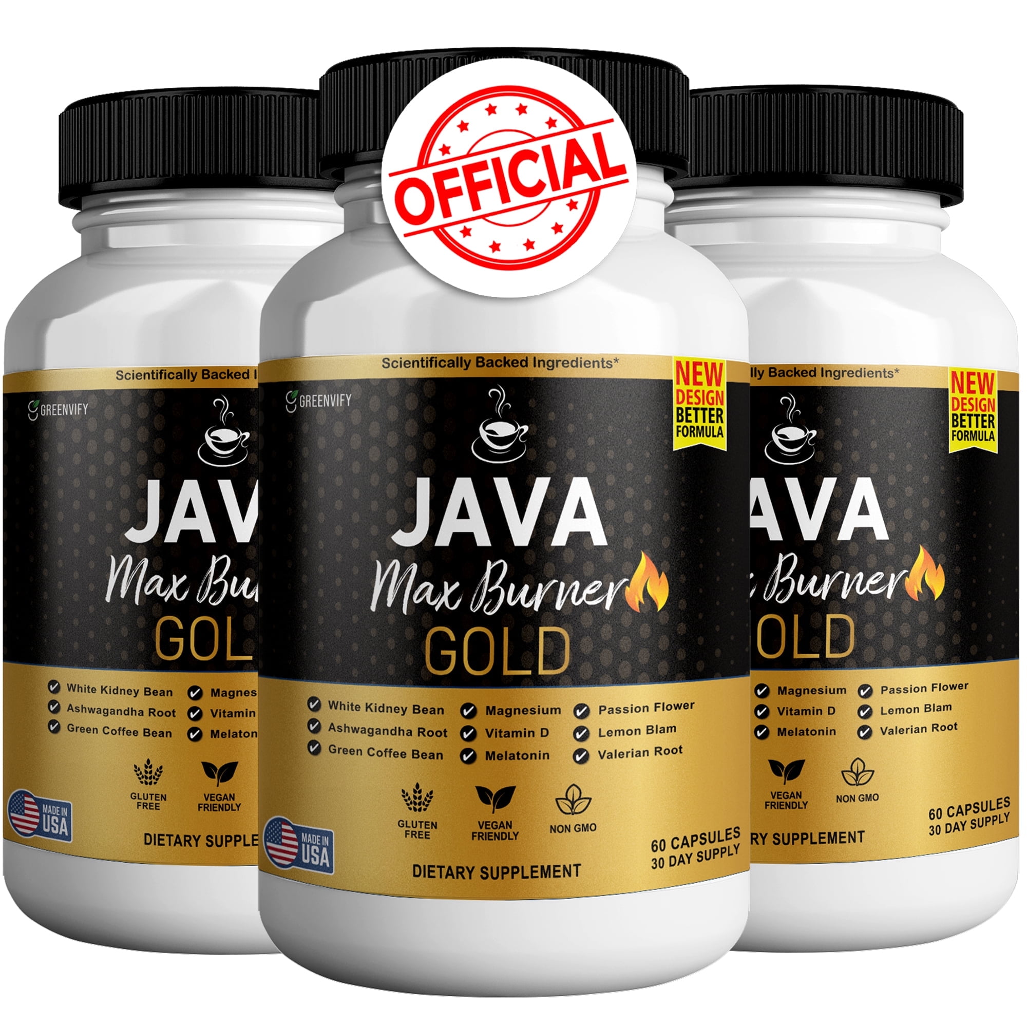 GREENVIFY Java Max Burner Burn Powerful Formula Anabolic Recovery, Natural Sleep Aid - Walmart.com