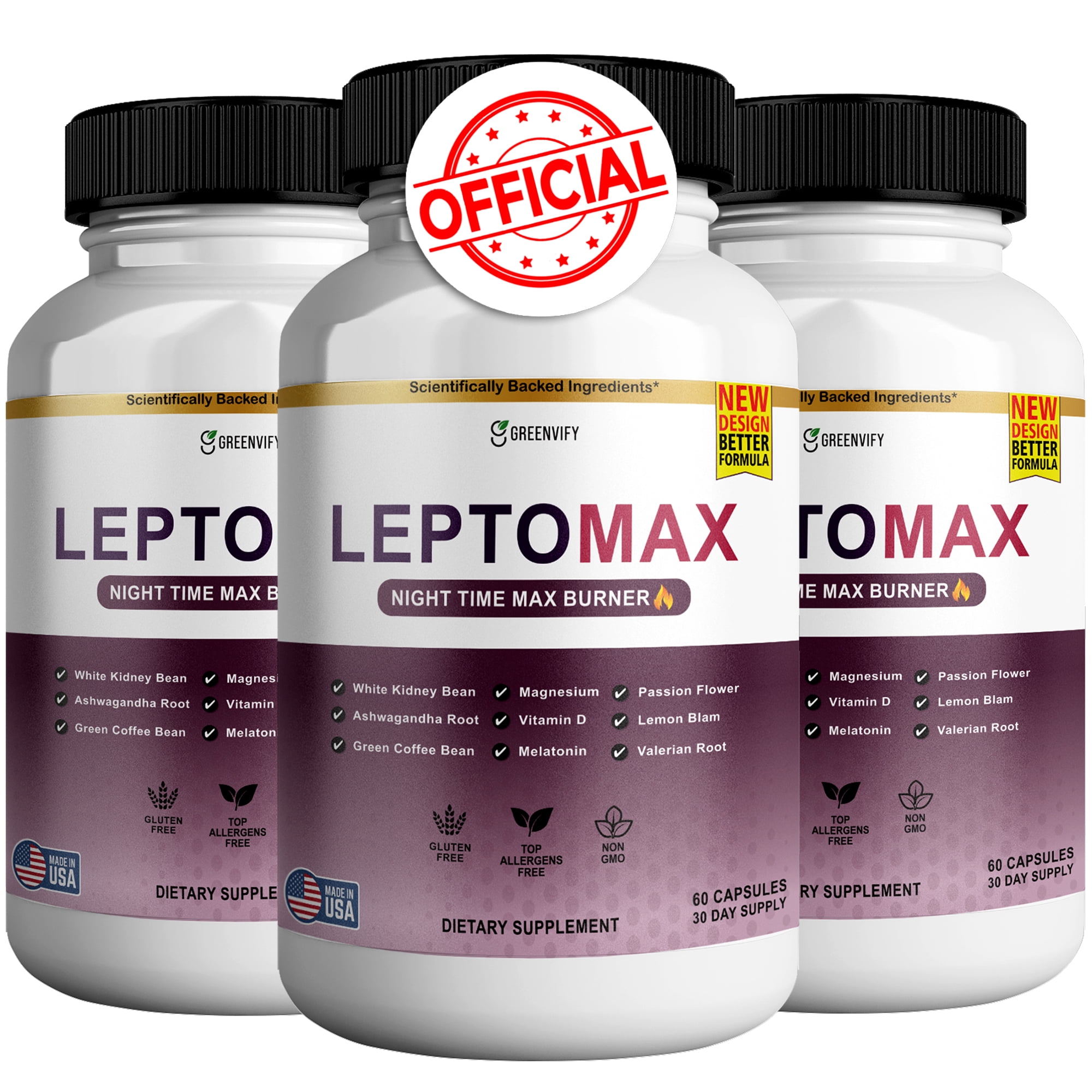 GREENVIFY LeptoMax Burner Burn Powerful Formula Anabolic Recovery ...