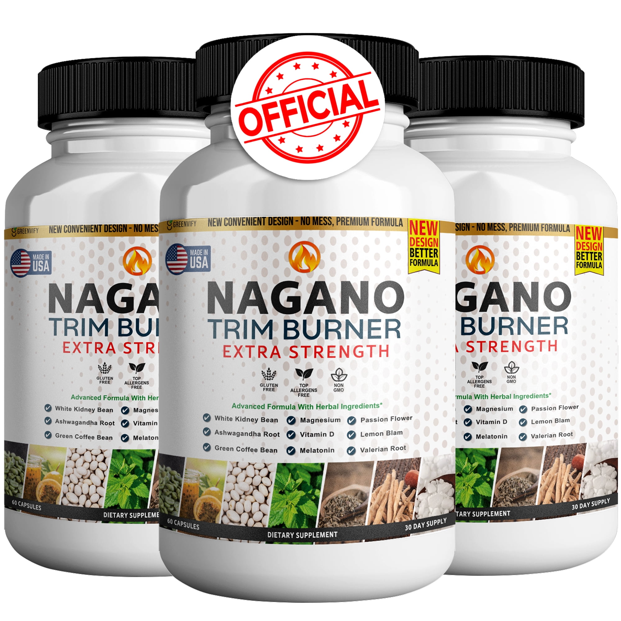 GREENVIFY Nagano Trim Burner Powerful Formula Anabolic Recovery ...