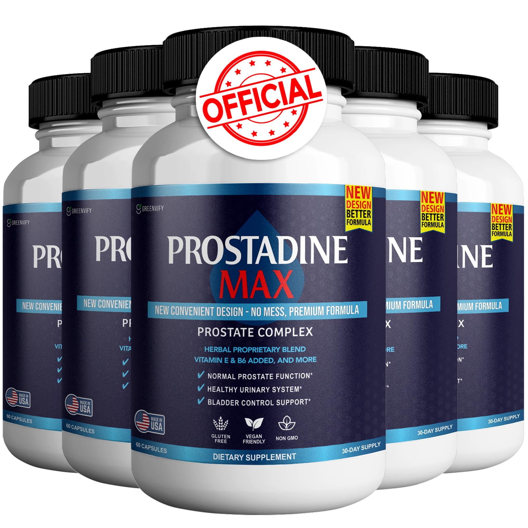 GREENVIFY Prostadine Max Prostate Supplements for Men Capsules, Health ...