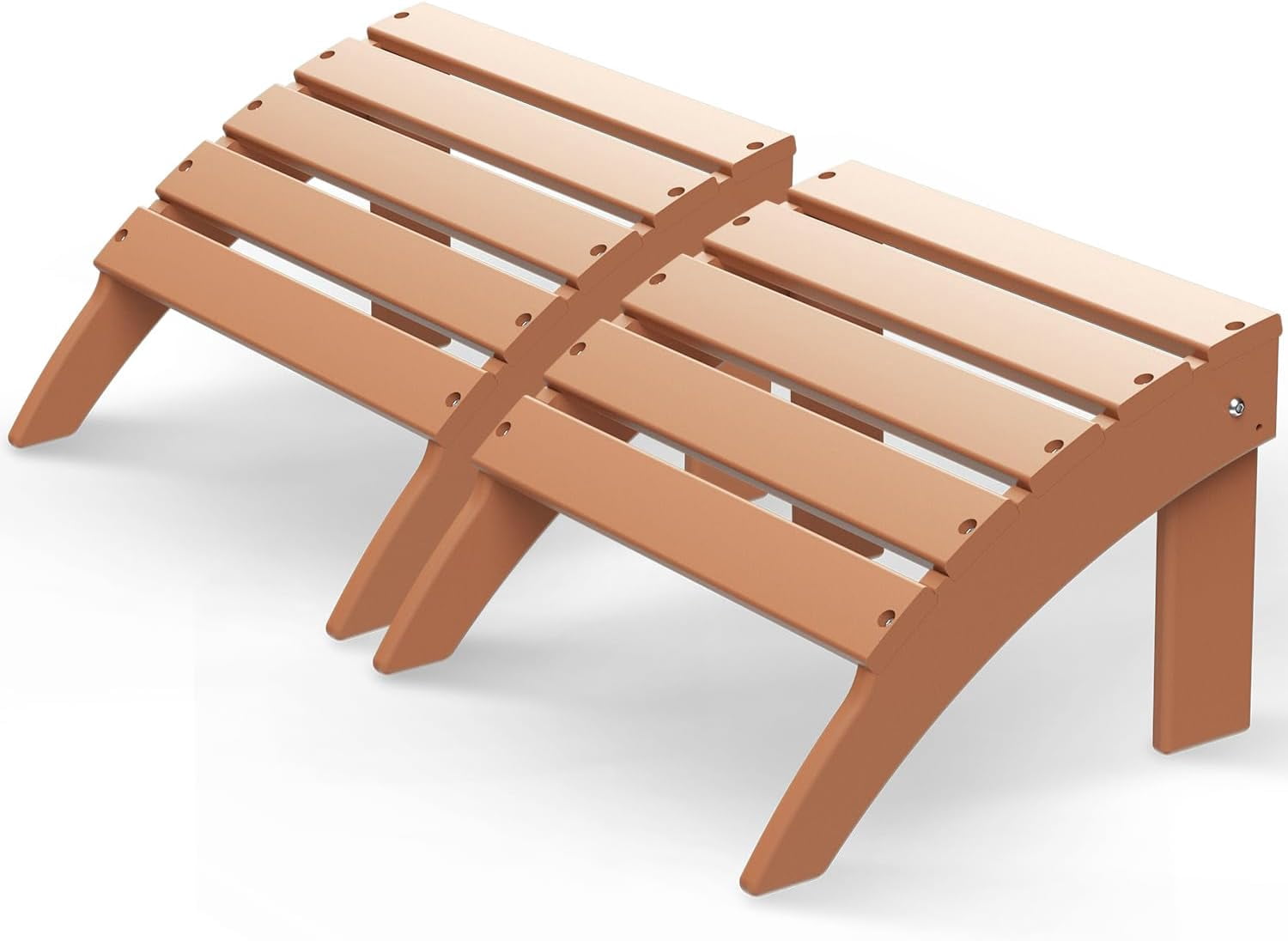 GREENVINES Adirondack-Ottoman | Folding | Set of 2 | HDPE Plastic ...
