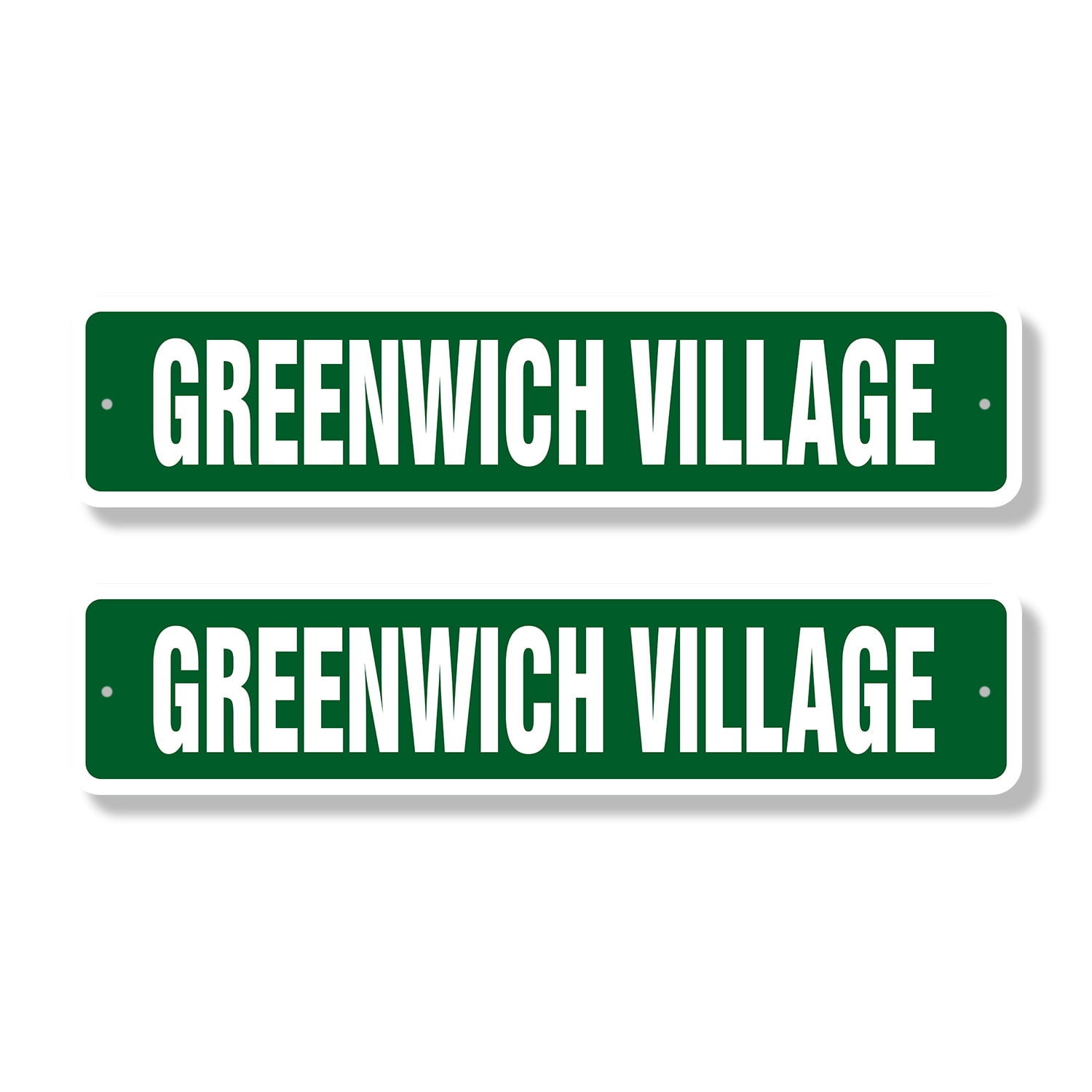 GREENWICH VILLAGE Classic Street Sign (2 Pack) west village manhattan ...