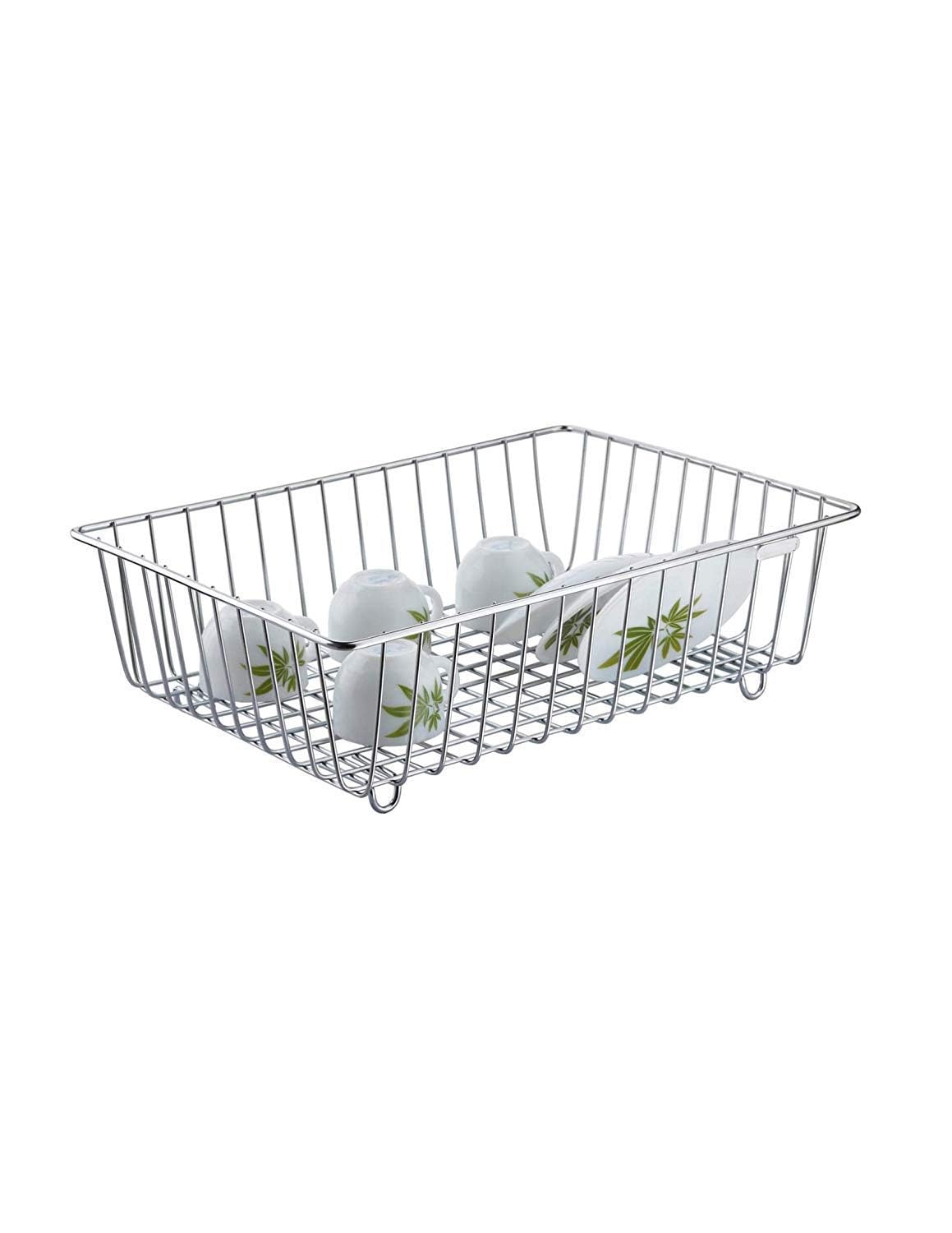 GREEVA Stainless Steel Kitchen Sink Dish Rack Drainer Dish Drying Rack ...