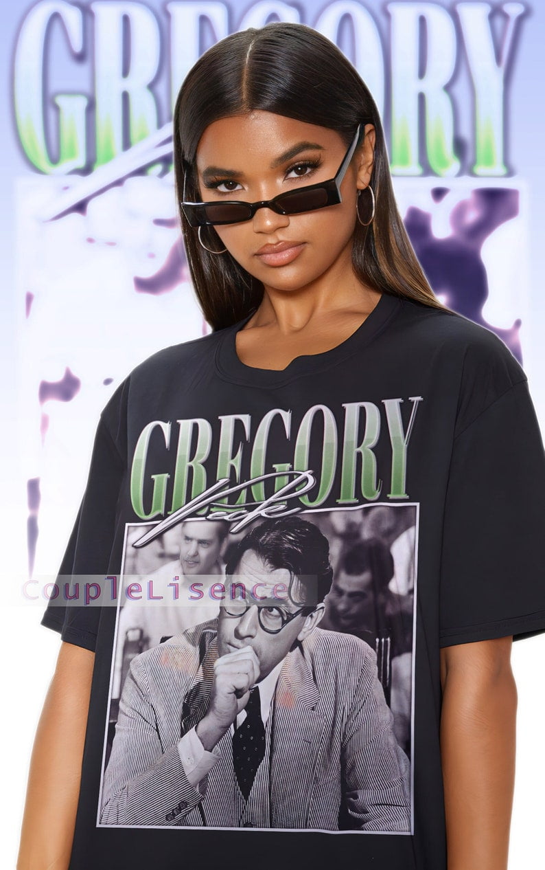 GREGORY PECK Vintage Shirt | Gregory Peck Homage Fan Tees | Gregory Peck Homage Retro | Gregory ...