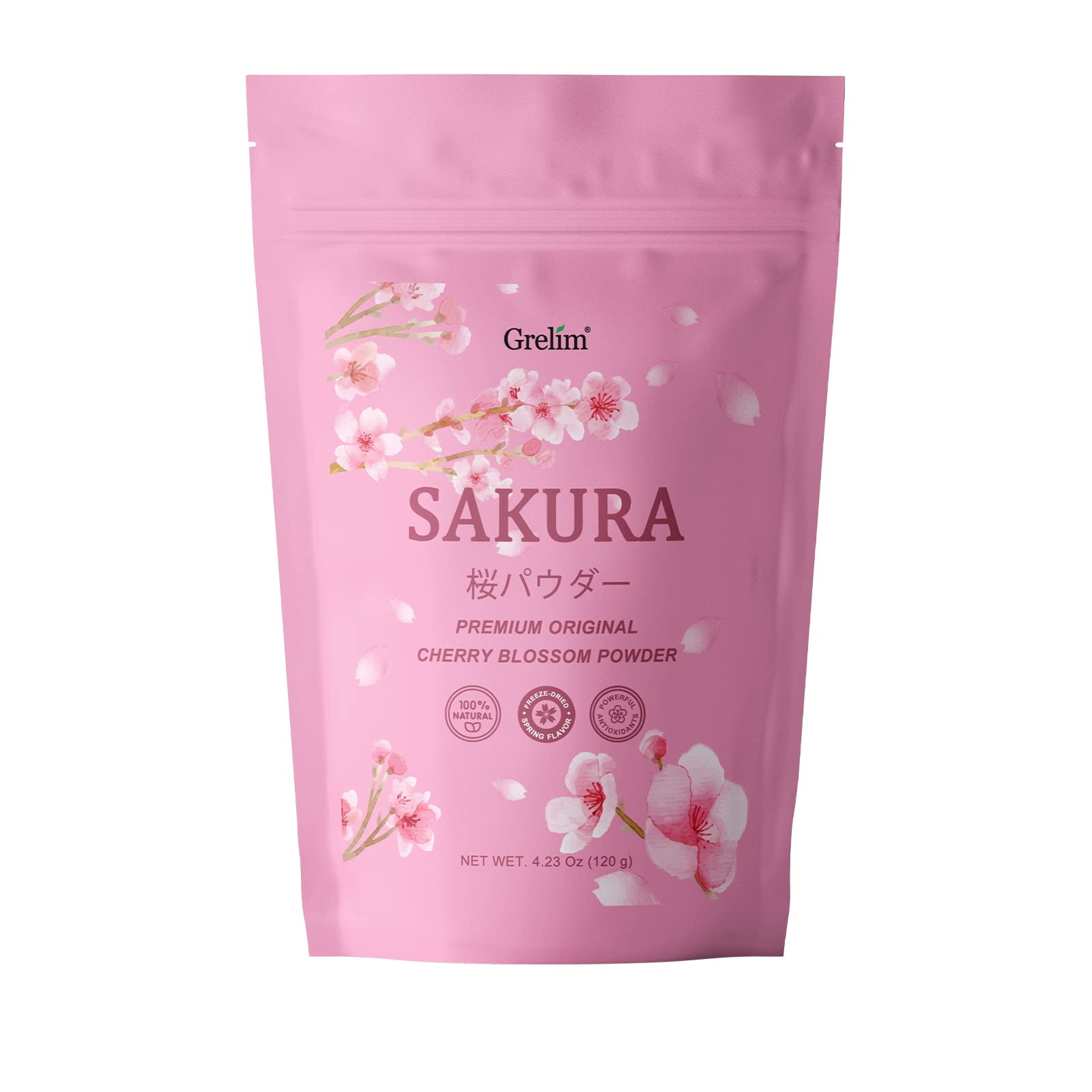 GRELIM Sakura Powder Premium IEF31 Original Cherry Blossom Powder for ...