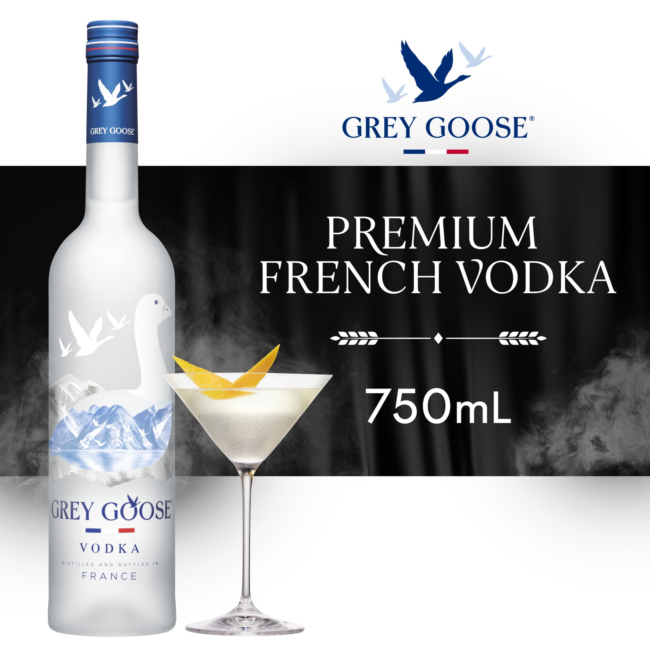 GREY GOOSE Vodka, 750 mL Bottle, ABV 40% - Walmart.com