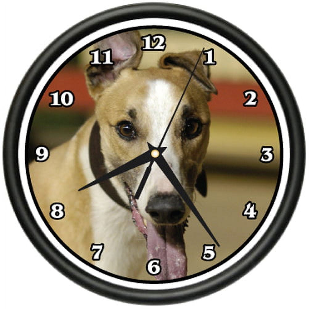 GREYHOUND Wall Clock dog doggie pet breed gift - Walmart.com