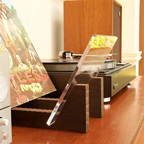 GRFIT Record Shelf Vinyl Record Storage Holder - Stacks up to 50 Albums ...